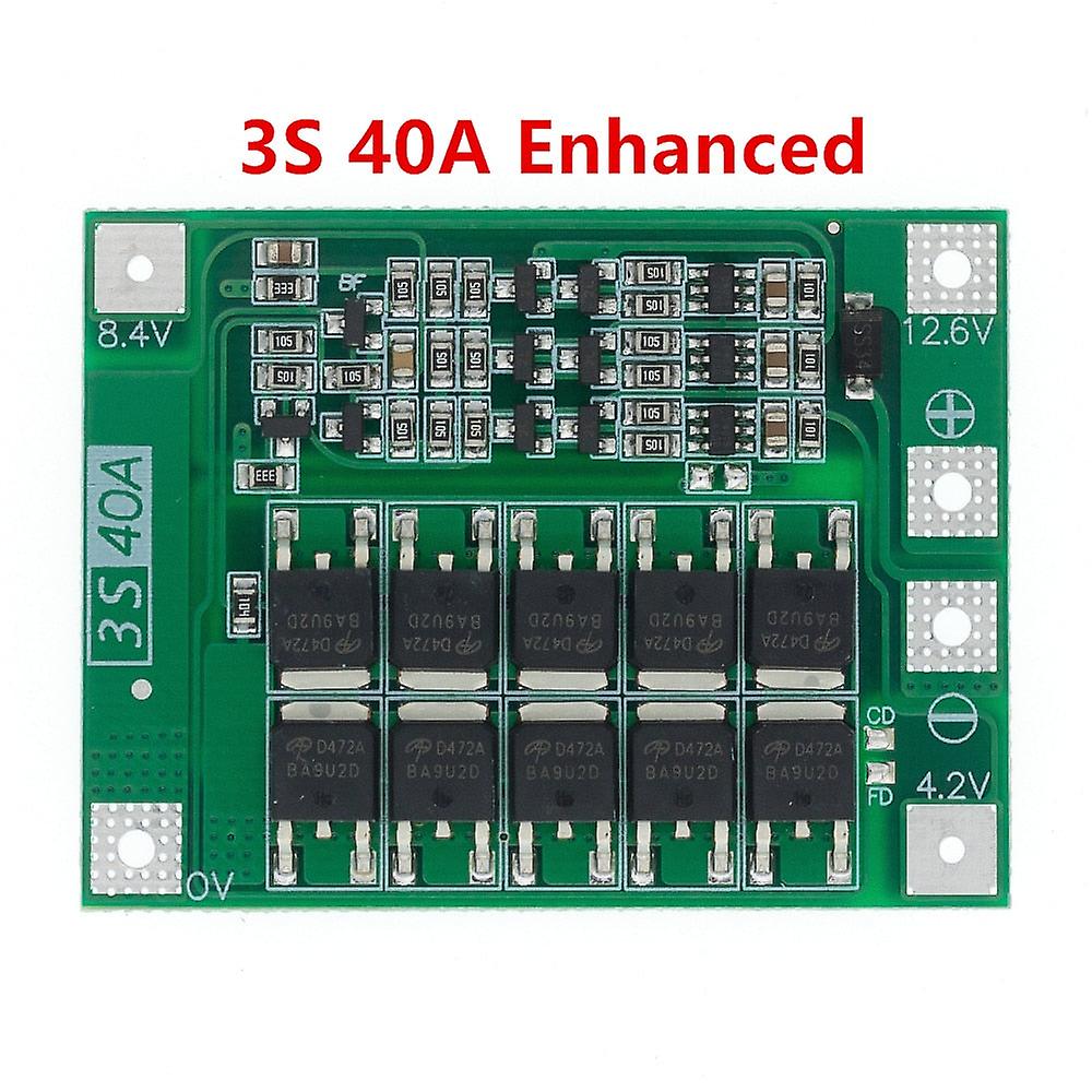 3S/4s 40a 60a Li-ion Lithium Battery Charger Protection Board 18650 Bms ...