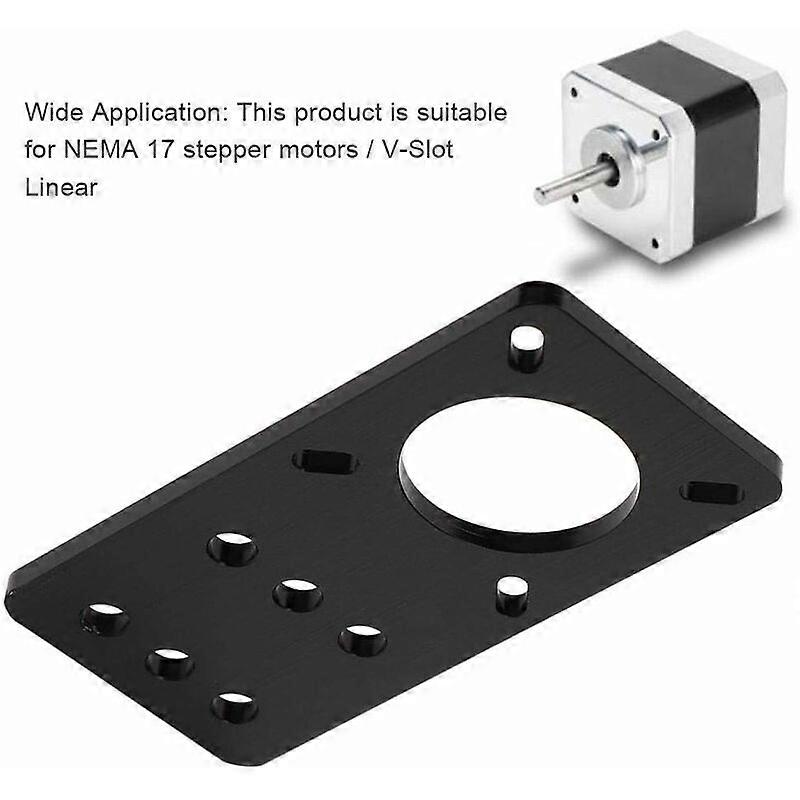 Motor Mounting Plate Anodized Aluminum Stepper Motor Mounting Plate 3D ...