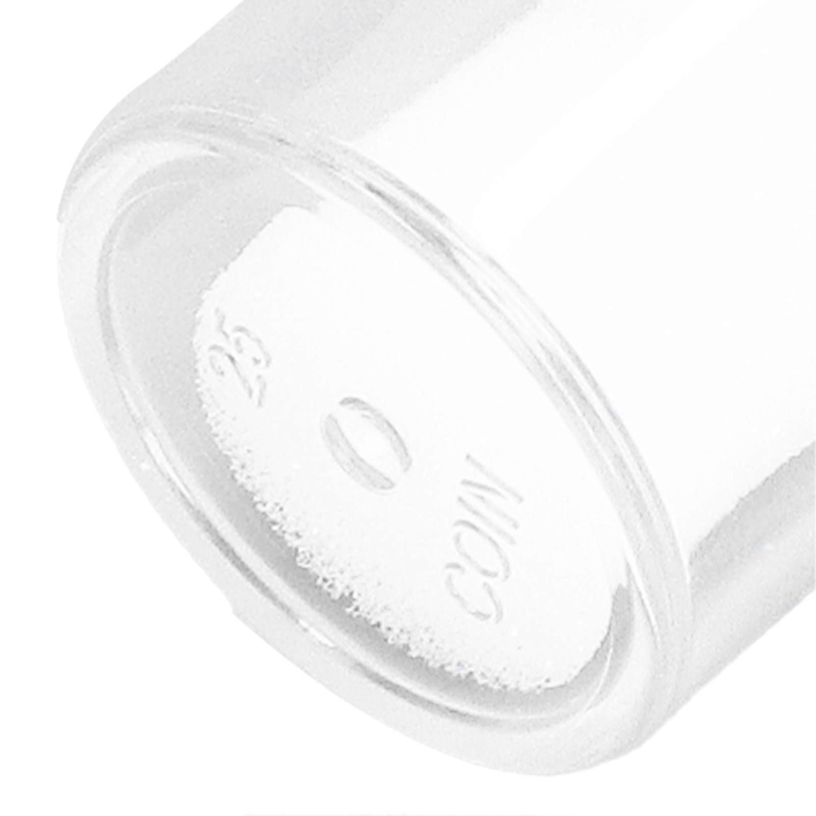 Round Clear Coin Tube Plastic Coin Storage Tubes With Cushion Sponge ...