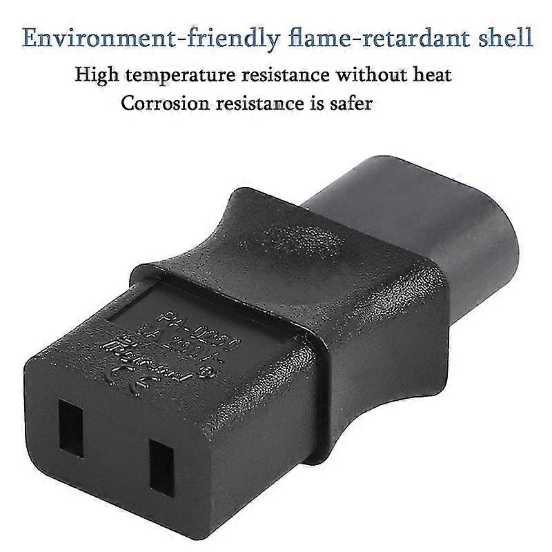 2-Pin Eu Industrial Power Converter Iec 320 C8 Male To Iec 320 C9 ...