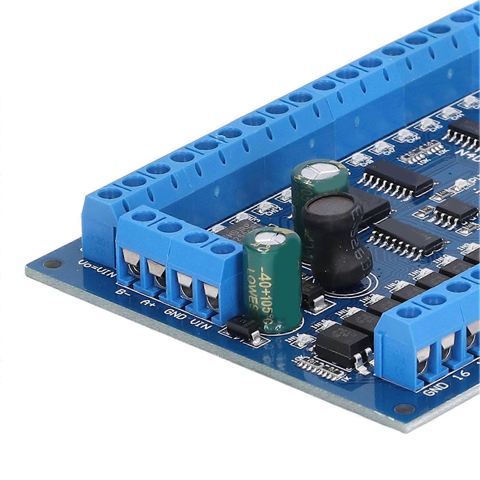 16 Input 16 Output Expansion Board RS485 Remote Control Switch PLC IO Module DC 6.530VOnly with ...