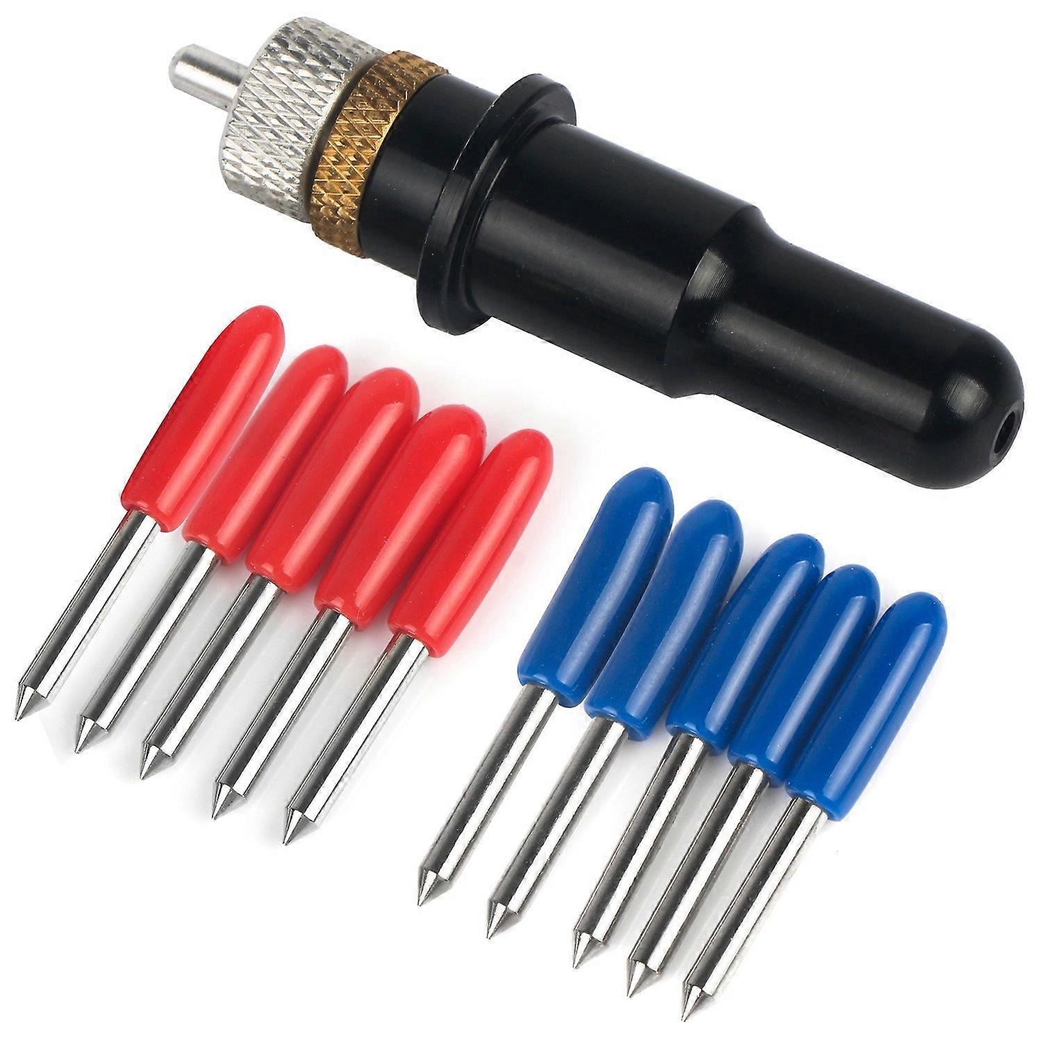 1pc Roland Blade Holder Black Colour +5 pcs 45 + 5 pcs 60 Degree Refine ...