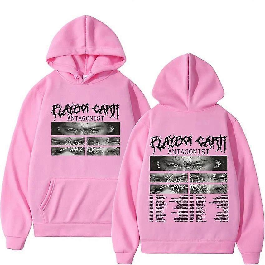 Rapper Playboi Carti Retro Pullover Hoodie Antagonist Tour Concert ...