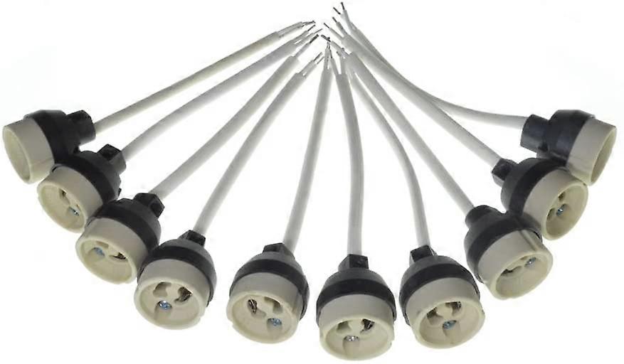 10x GU10 Bulb Sockets lamp connector for Recessed Lighting lamp base ...