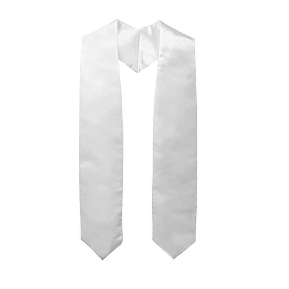 Unisex Adults Students Plain Graduation Stole Long Sash For Graduates ...