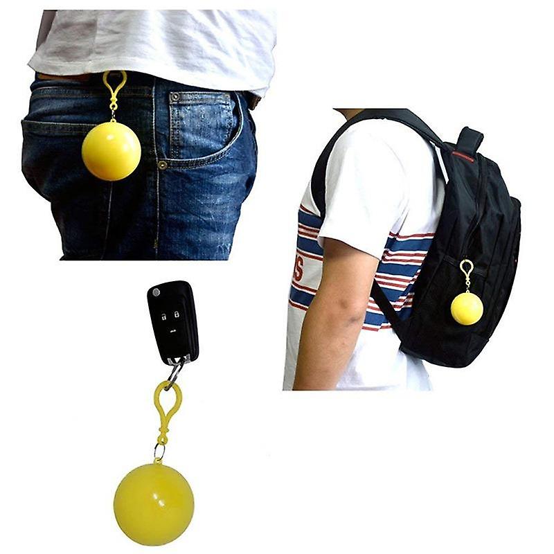 Convenient Portable Rain Ponchos Ball For Adults Disposable Thick ...
