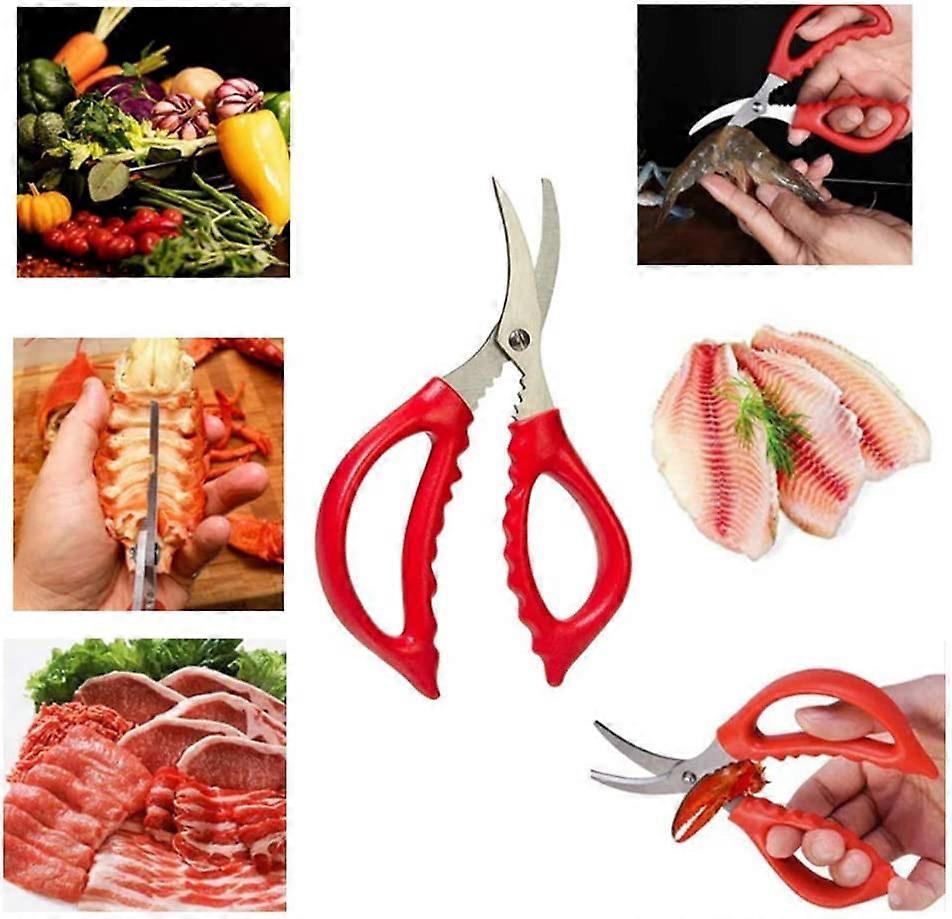 6 Pack Seafood Scissors Fish Crab Lobster Shrimp Crayfish Crawfish ...