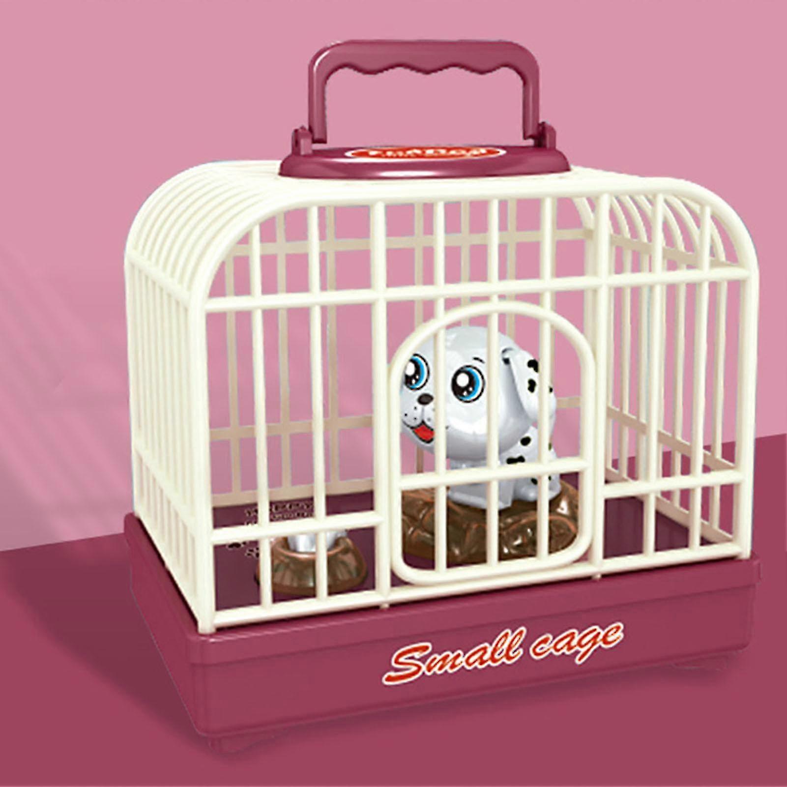 Voice Sensor Control Bird Cage Toy With Sound Light Electric Pets Toy ...