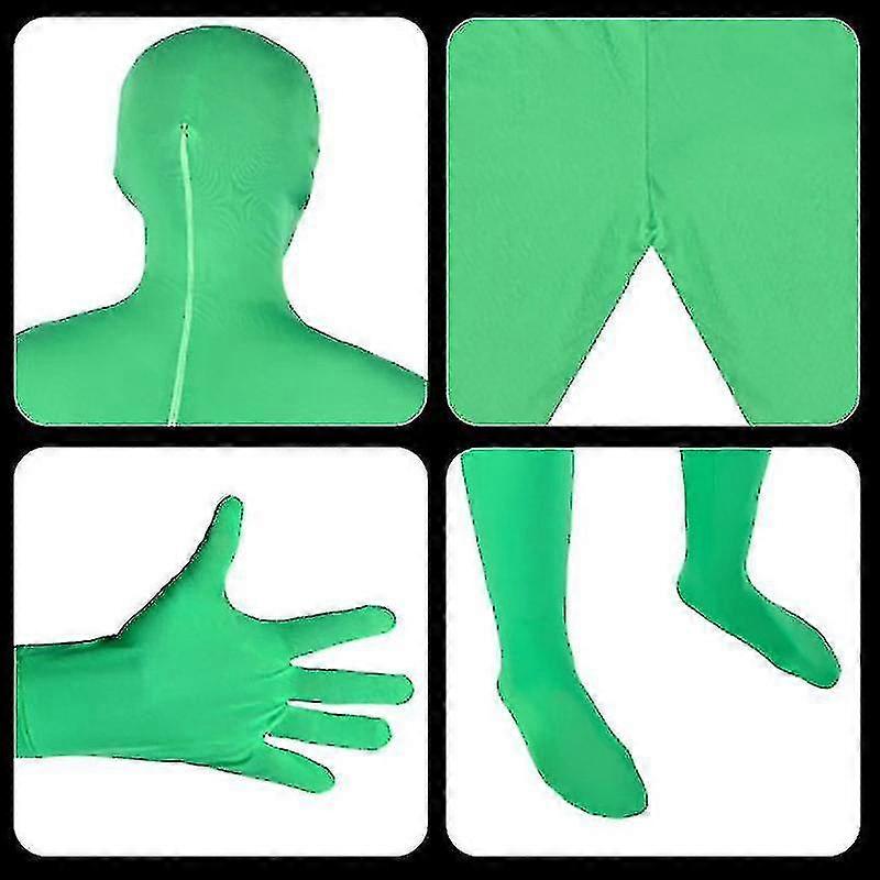 Stretchy Body Green Screen Suit Video Chroma Key Comfortable Background ...