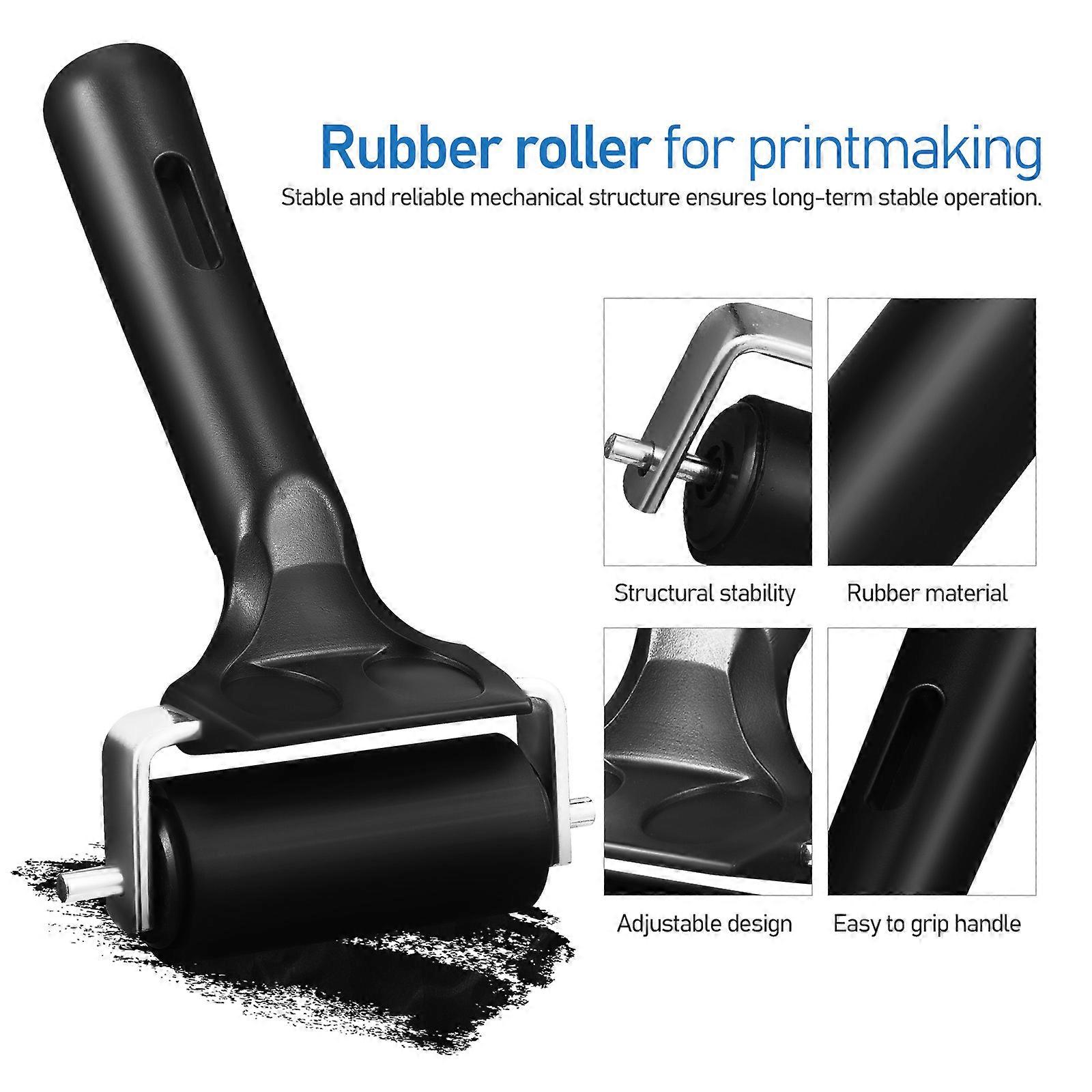 3pcs Printmaking Rollers Brayer Glue Rollers Stamping Wallpaper Gluing ...