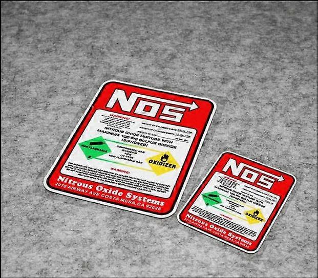 For Drag Racing Creative Car Racing Stickers NOS Nitrous Oxide Systems ...