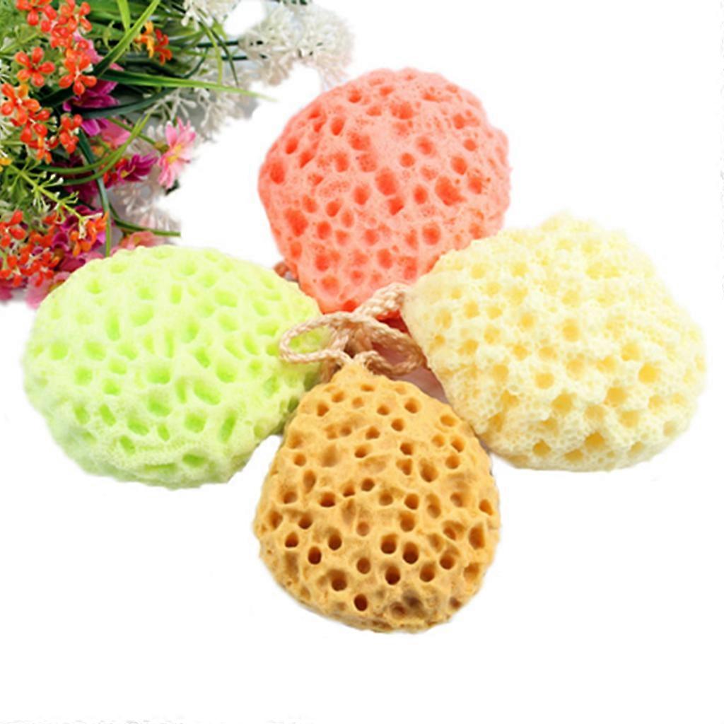 Random Colors Soft Bath Ball Bath Scrubber Shower Spa Sponge Body ...