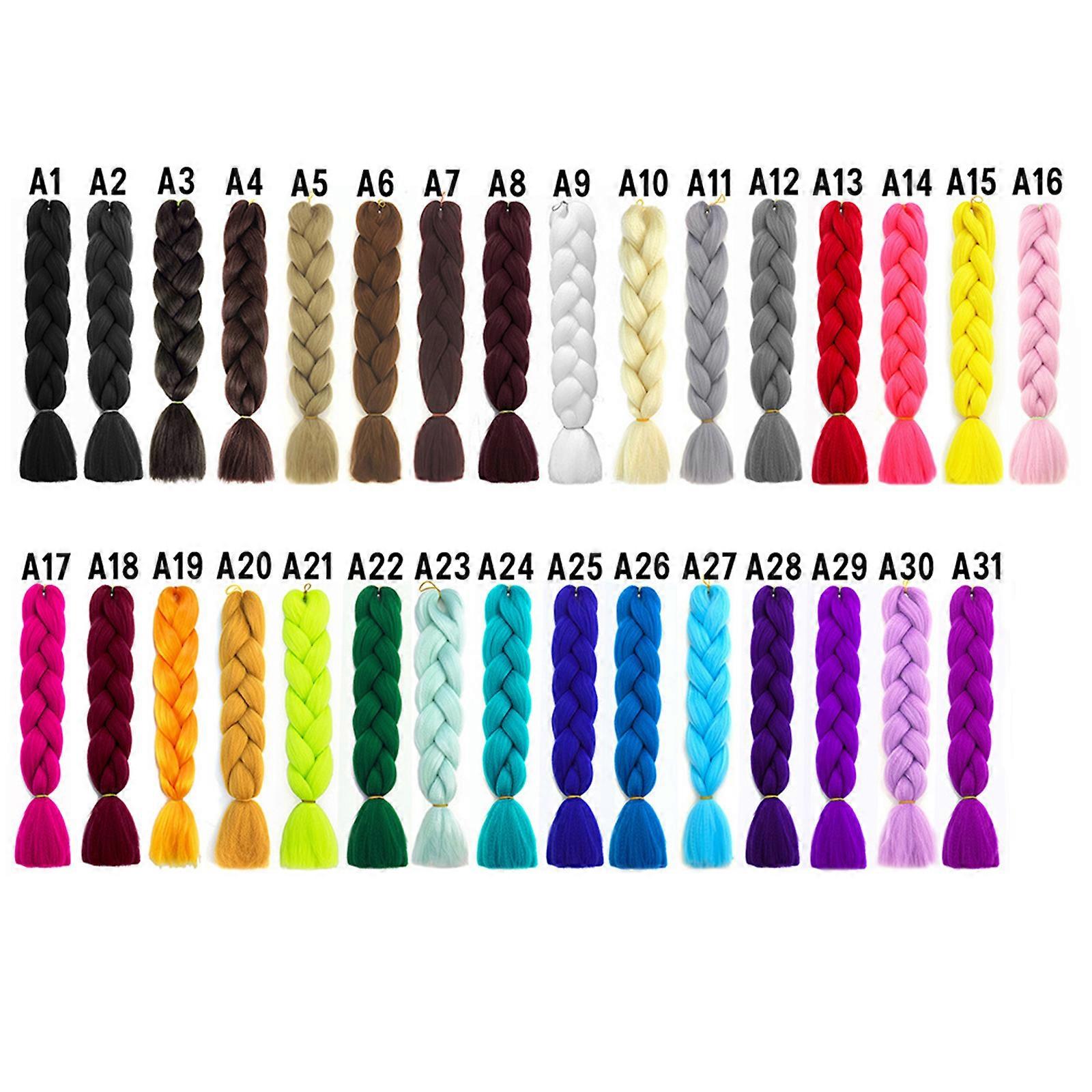 High Quality Jumbo Braiding Hair Extensions 60CM Afro Box Braids ...