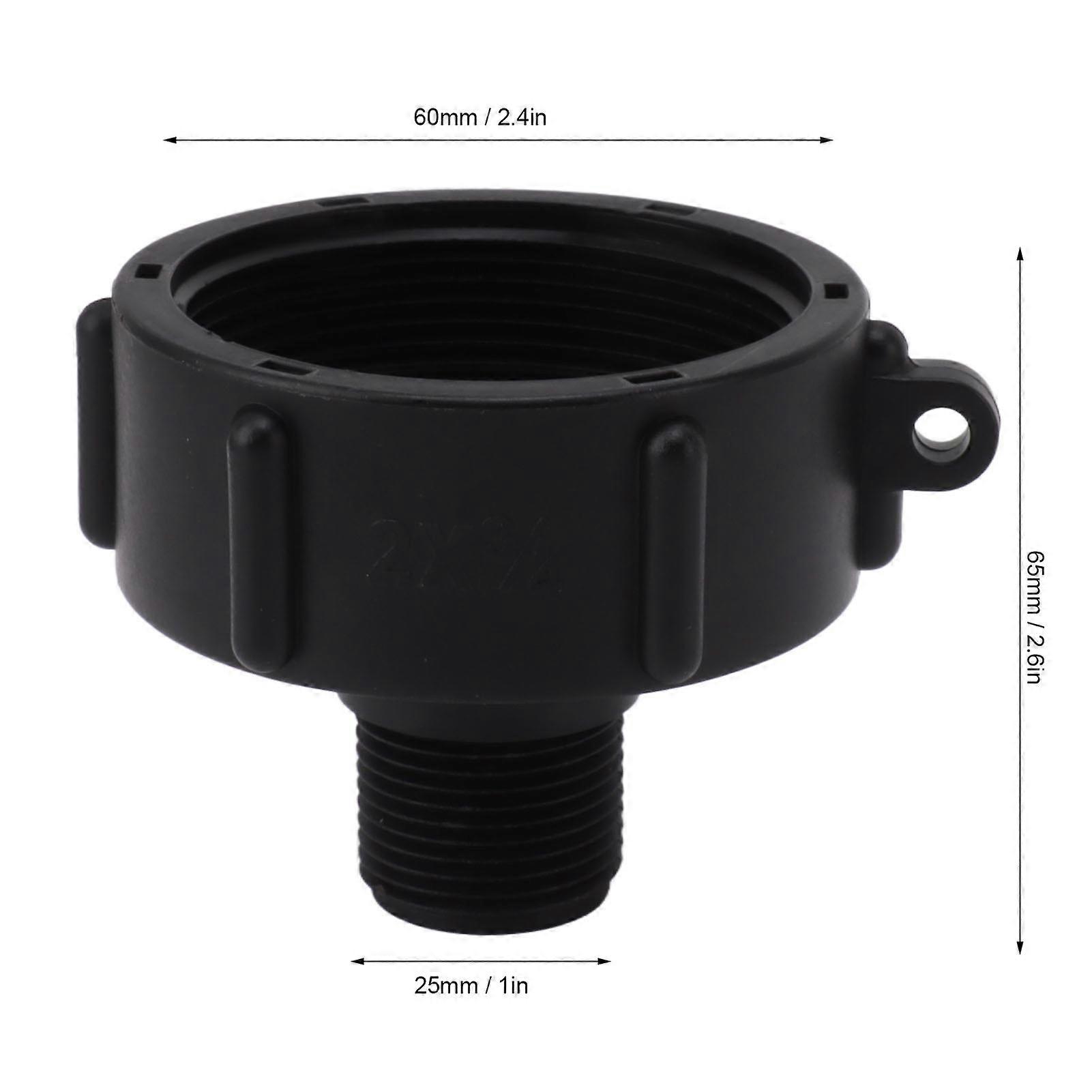 IBC Tote Fittings Water Tank Connector Leakproof 2 Inch Fitting Adapter ...