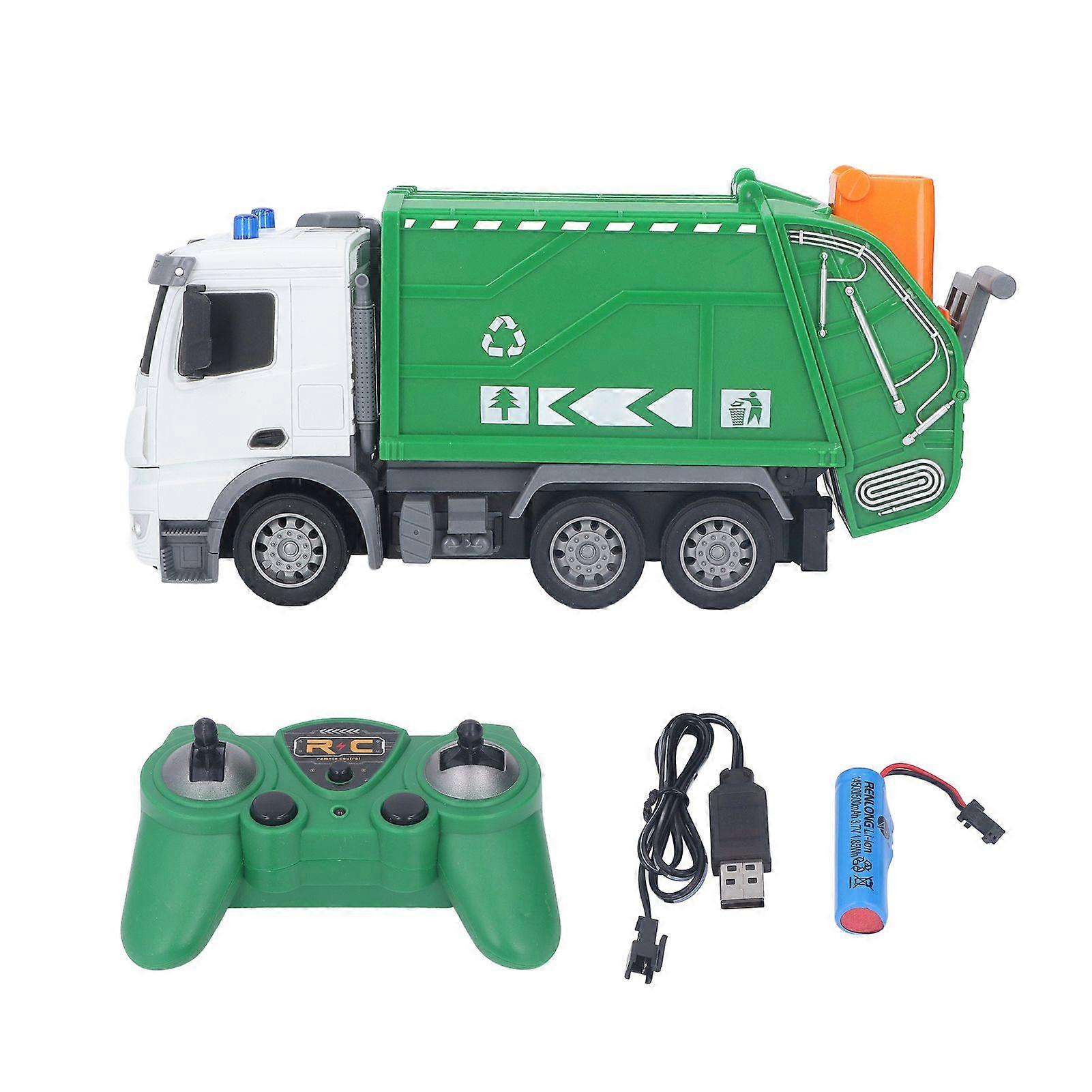 Electronic Garbage Truck Toy Education Recycling Garbage Truck With ...