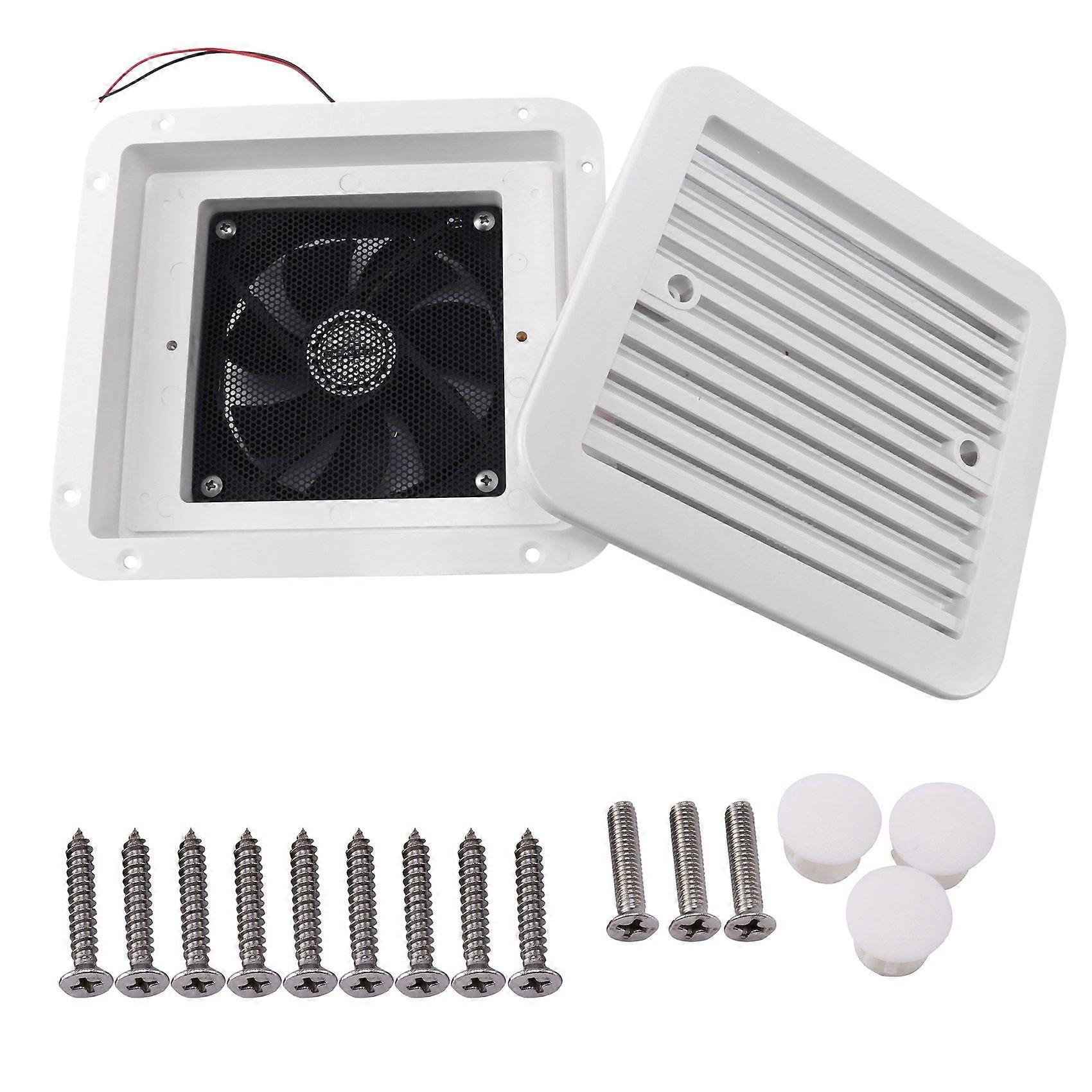 12V Universal Rv Motorhome Mute Roof Cooling Trailer Exhaust Fan ...