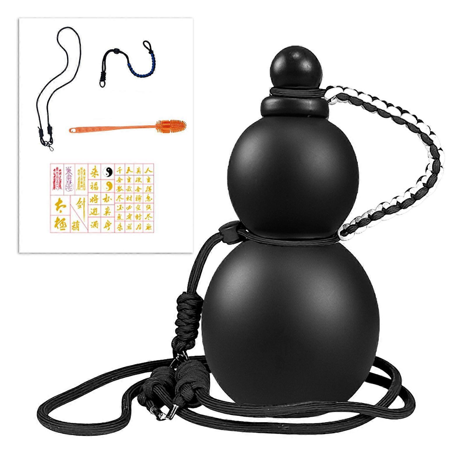 Gourd Water Bottle with Belt & Straps, Gourd Water Jug Travel Sports ...