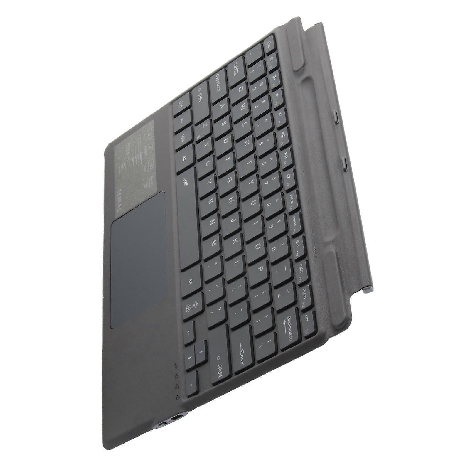 Wireless Keyboard Black BT5.0 Ultra Slim Touchpad PU Leather Easy ...