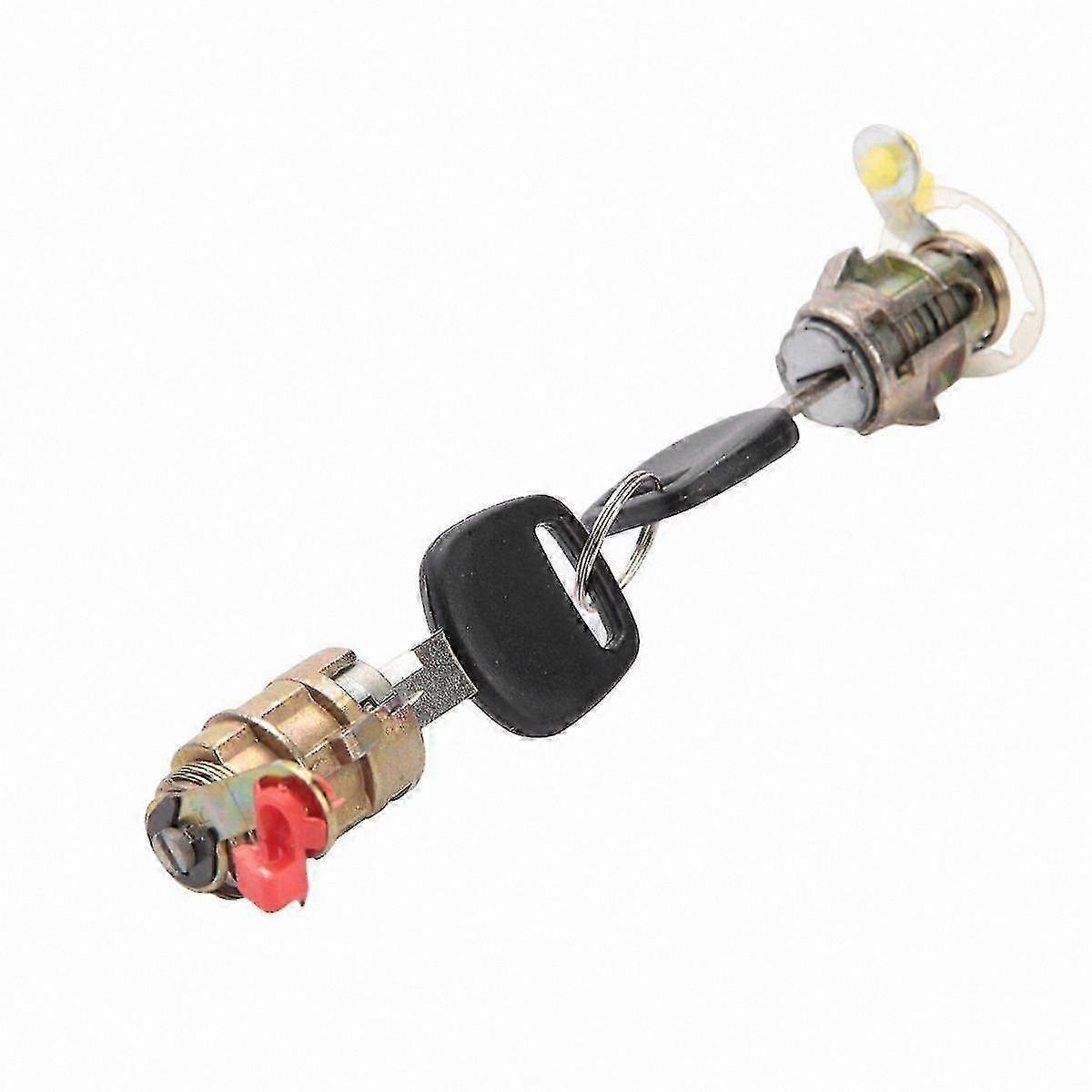 Replacement Ignition Barrel, Door Locks, and Fuel Cap with 2 Keys for ...