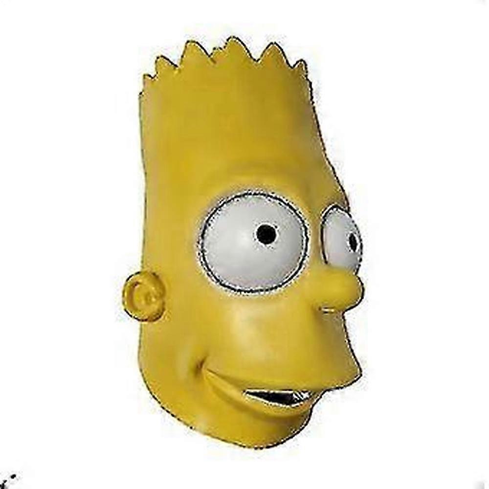 The Simpsons Bart Latex Halloween Costume Mask for Adults | Fruugo UK