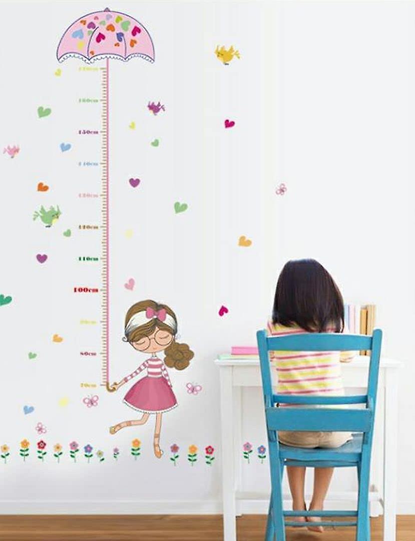 Height Growth Chart Kids Measuring Height Indicator Wood Hanging Tape ...