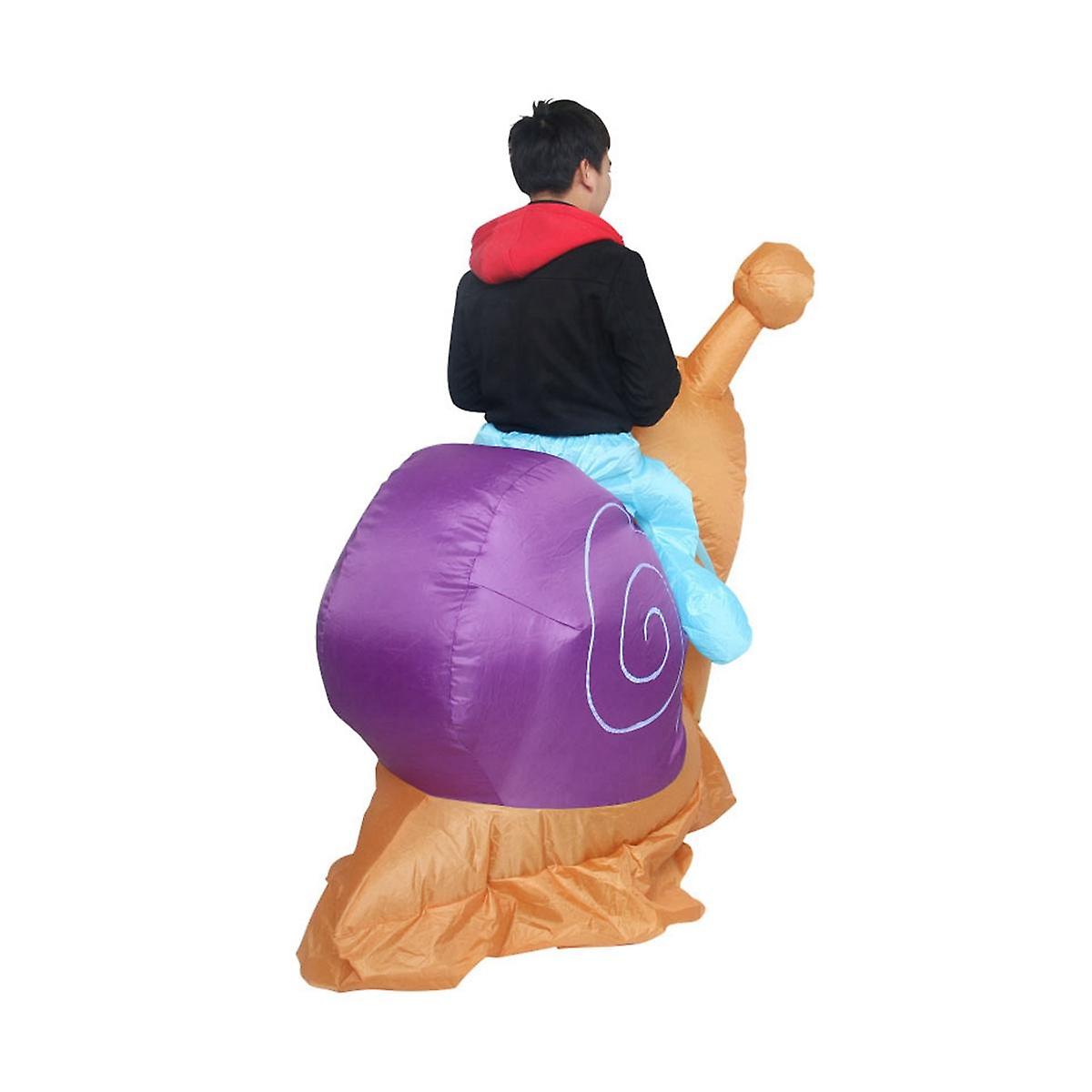 Simbok Party Inflatable Costume Cycling Snail Funny Blow Up Suit Party ...
