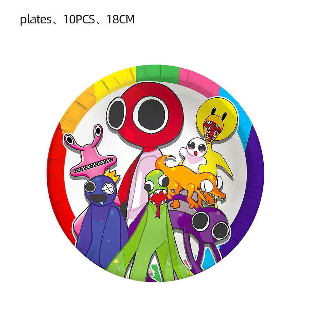 Customizable Rainbow Friends Birthday Party Supplies Robot Blocks ...