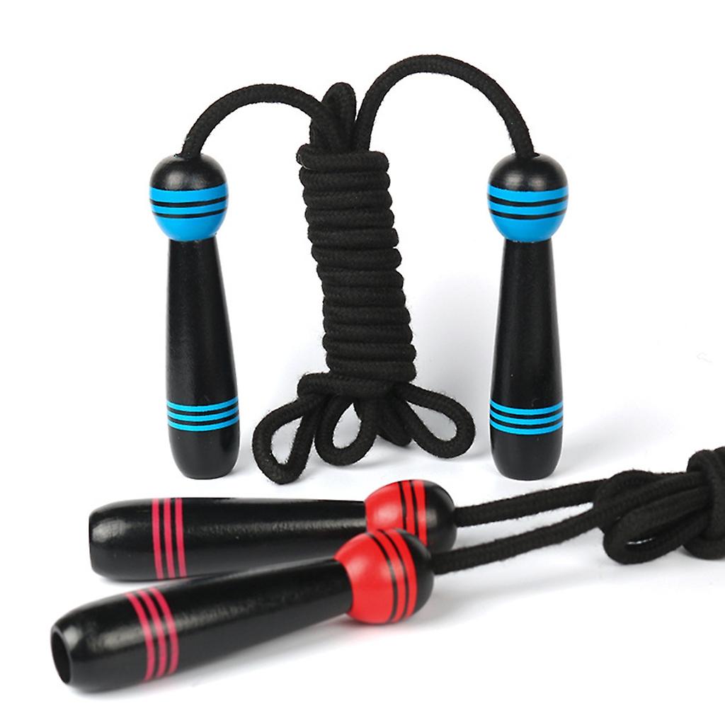 Childrens Skipping Rope Wooden Handle Jump Rope For Boys And Girls ...