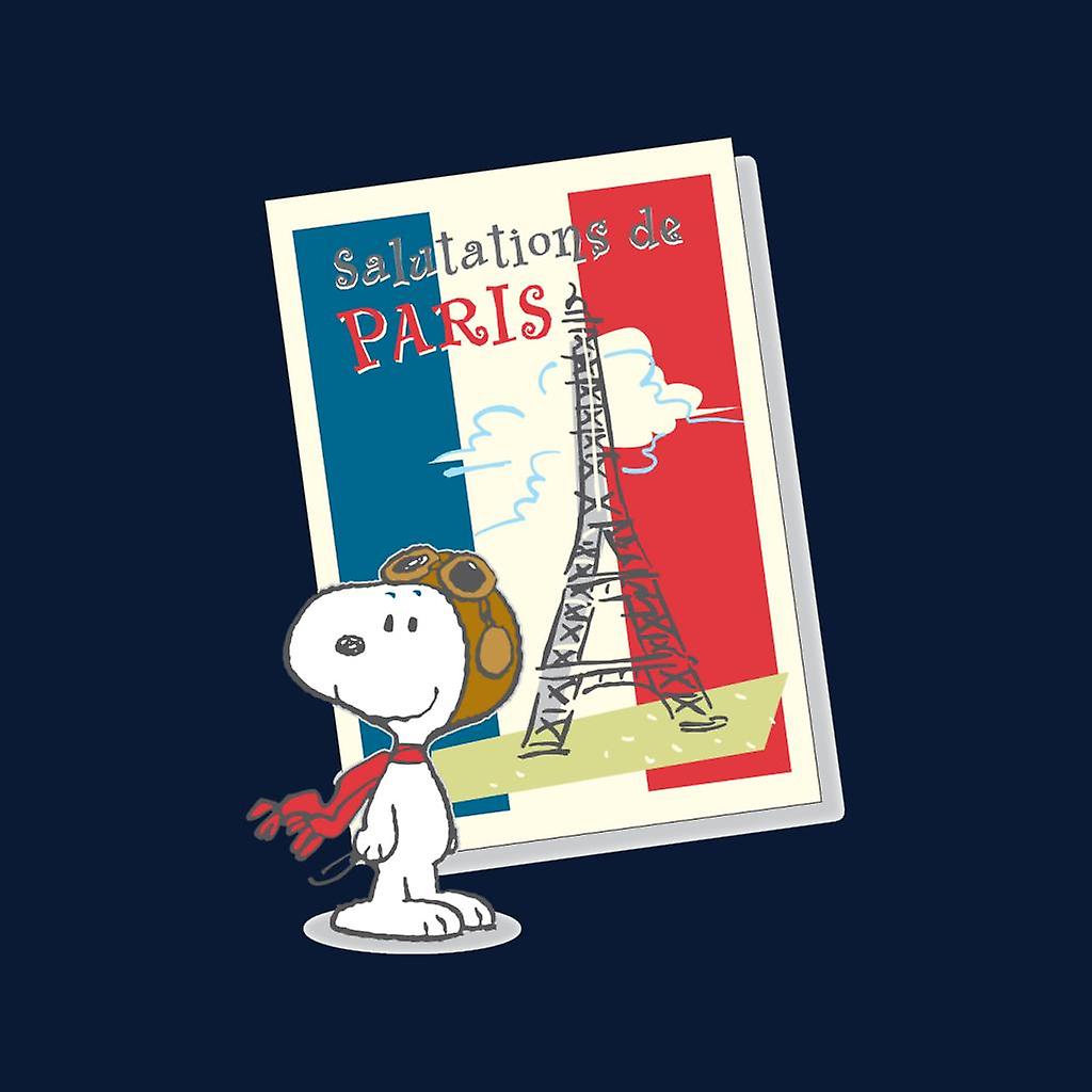 Peanuts Snoopy In Paris Men's Varsity Jacket | Fruugo US