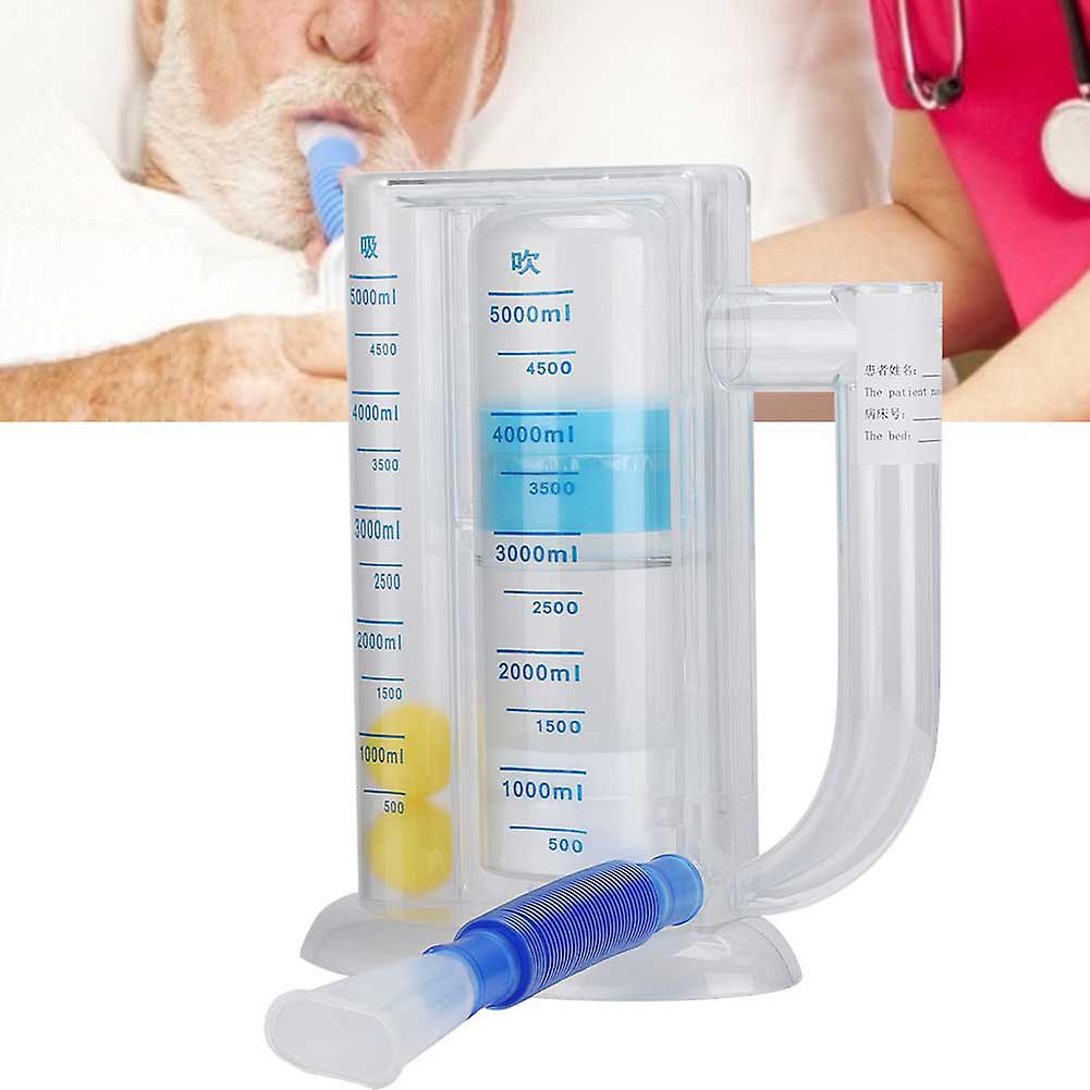 Deep Breathing Volumetric Lung Exerciser - 5000ml Suction and Blow ...
