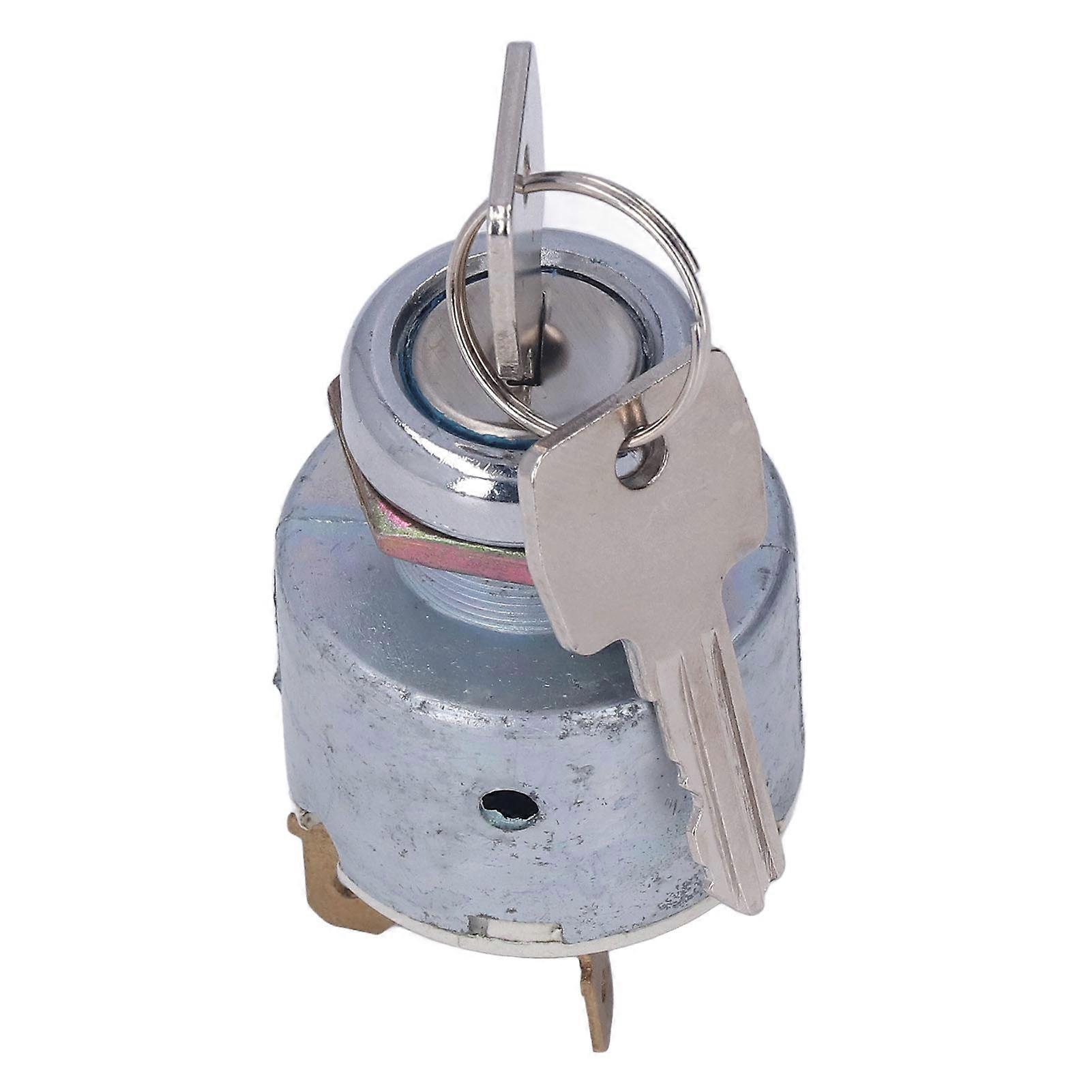 Ignition Switch Universal Starter 3 Terminal 3 Position with 2pcs Key ...