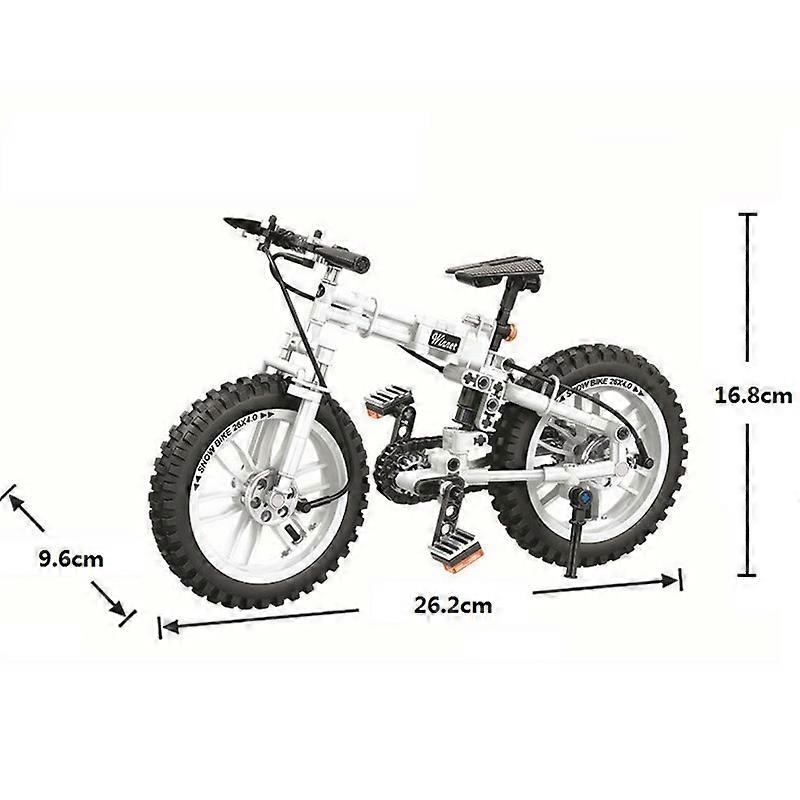 Creative MOC Bricks Bike Folding Mountain Sports Off-Road Bicycles ...