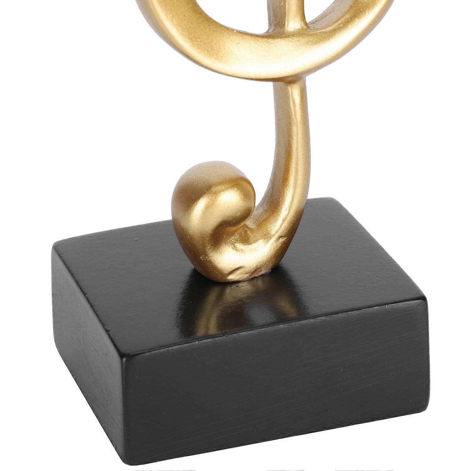 Music Note Statue Sculpture Figurine Symbol Ornaments Decoration for ...