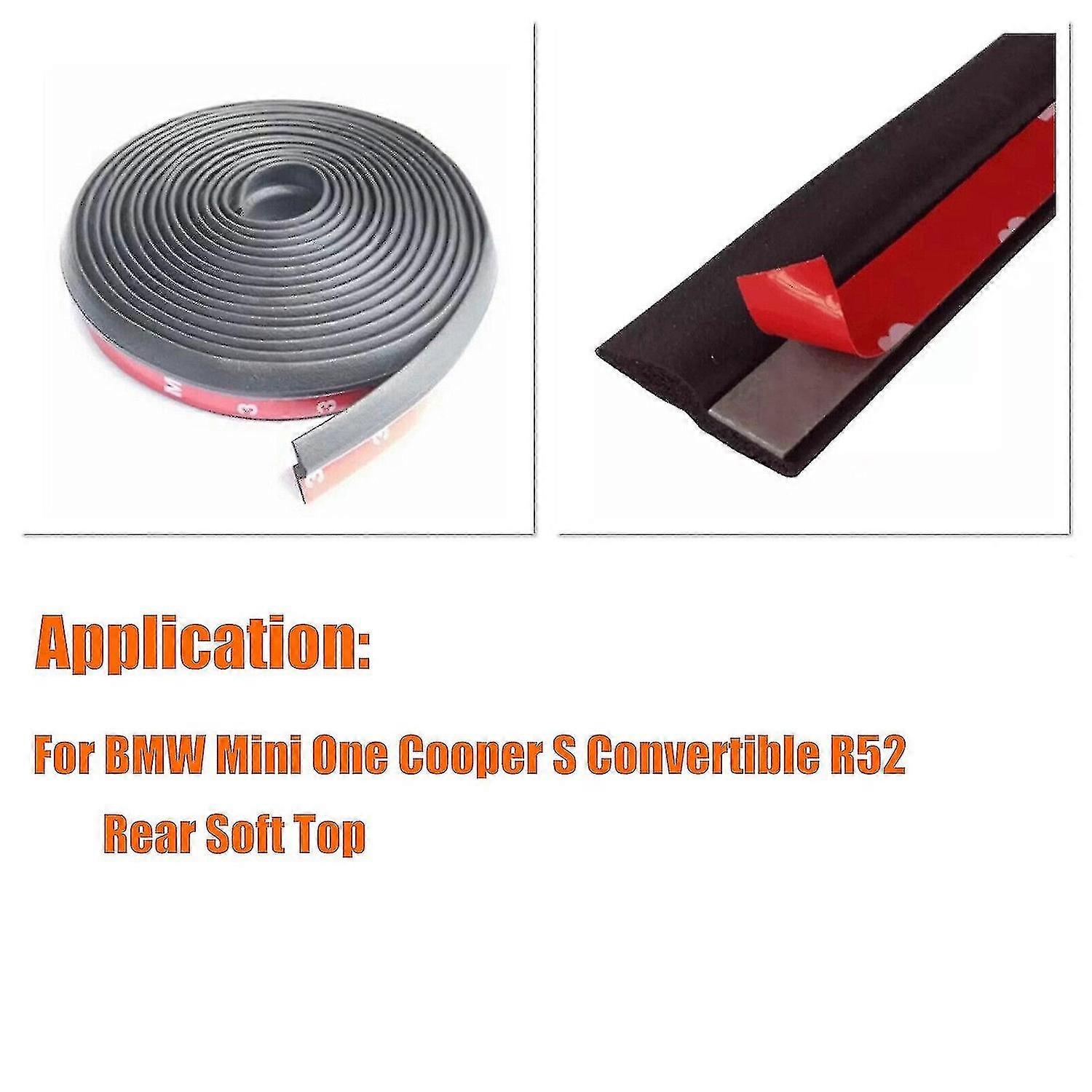 For Bmw Mini One Cooper S Convertible R52 (2001-2006 ) Rear Soft Top ...