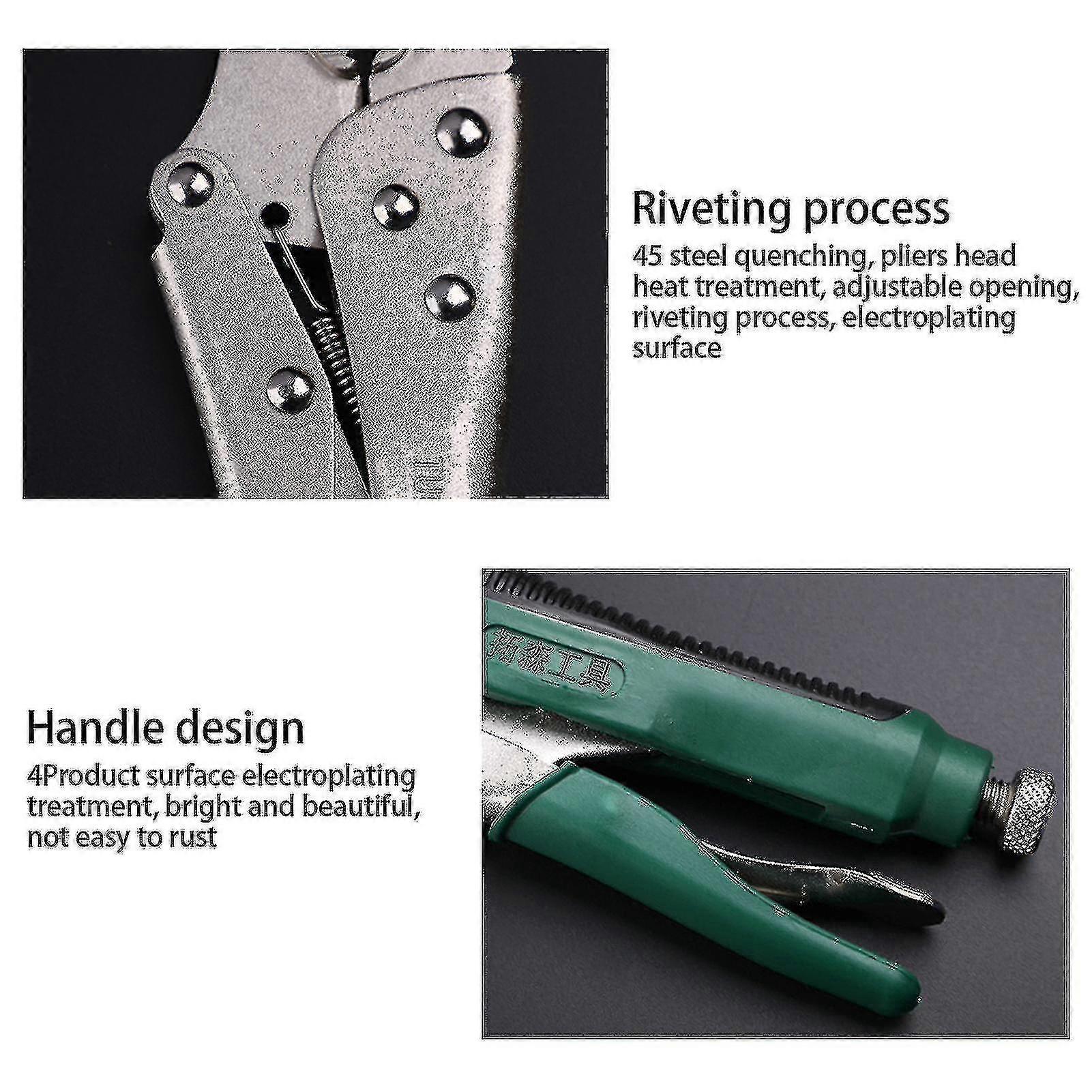 Large Locking Pliers Steel Grips High Loading Capacity Push-pull Force ...