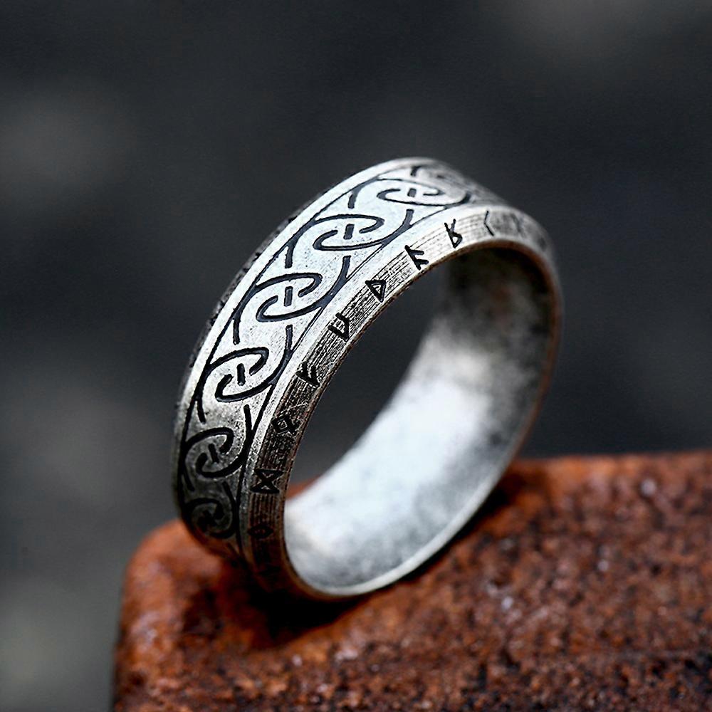 New Vintage Viking Celtic Rune Rings for Men Women Norse Vikings ...
