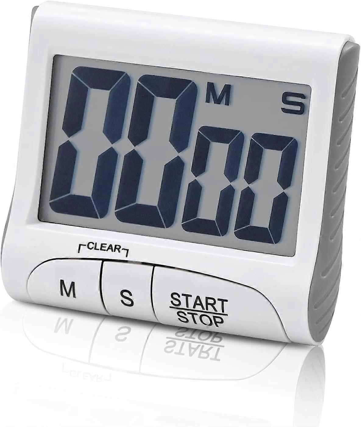 Timer Digital, Healwe Countdown Timer Large Screen With Loud Lcd ...