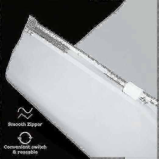 20 Pcs Frosted Zip Lock Bags For Clothes, Resealable Plastic Clothing ...