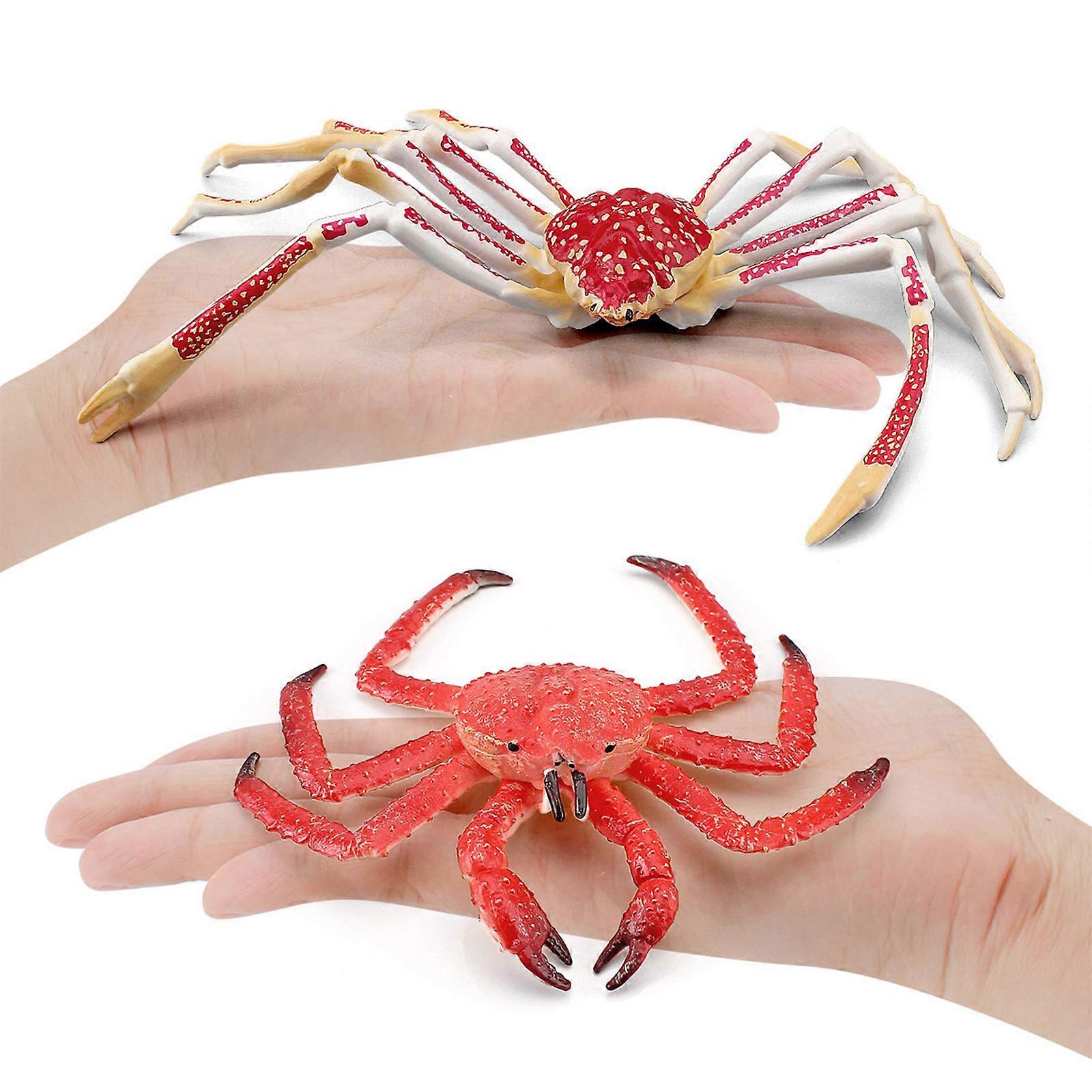 Cartoon Toys PVC Made Realistic Ocean Crab Toy Gift Kids Childhood ...