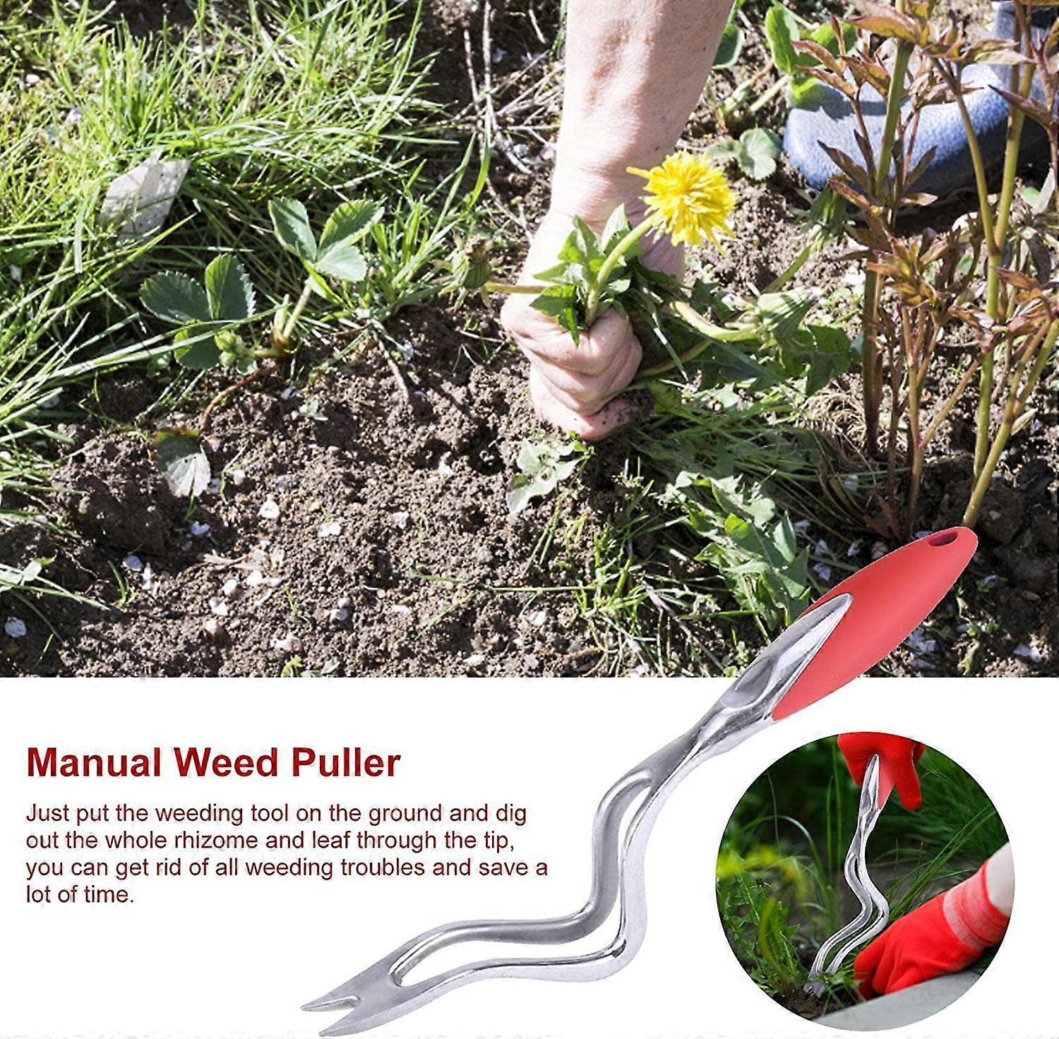 Manual Garden Weed Weeders - Handheld Dandelion Weed Puller Tool with ...