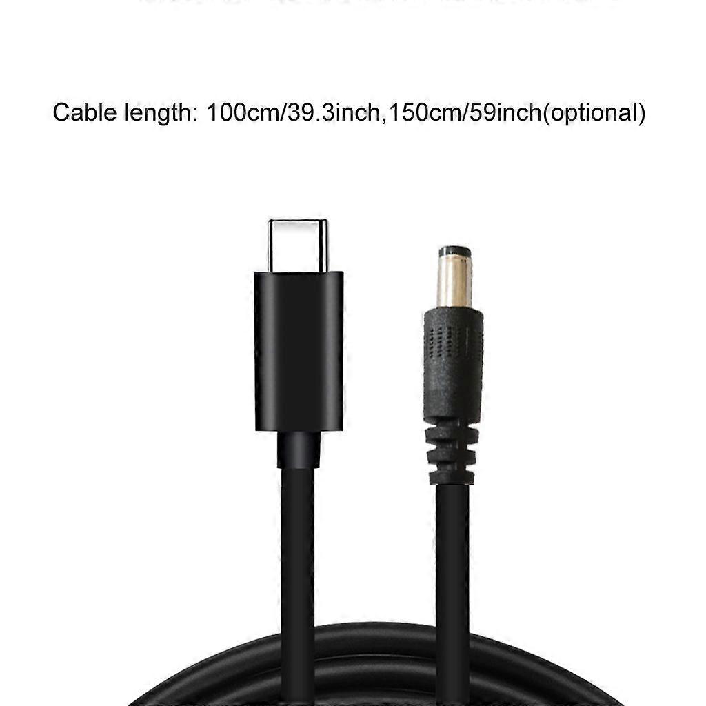USB C/Type-C PD to 12V 5.5x2.5mm Converter Cable Home Office Type-C ...