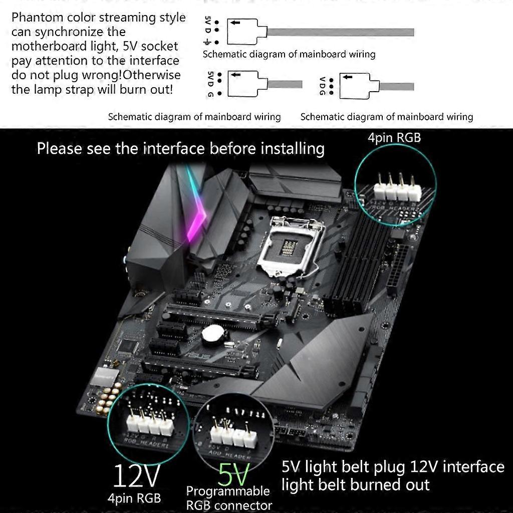 Vertical GPU Bracket PCI-E Riser VGA Graphics standing Holder 5V ARGB ...