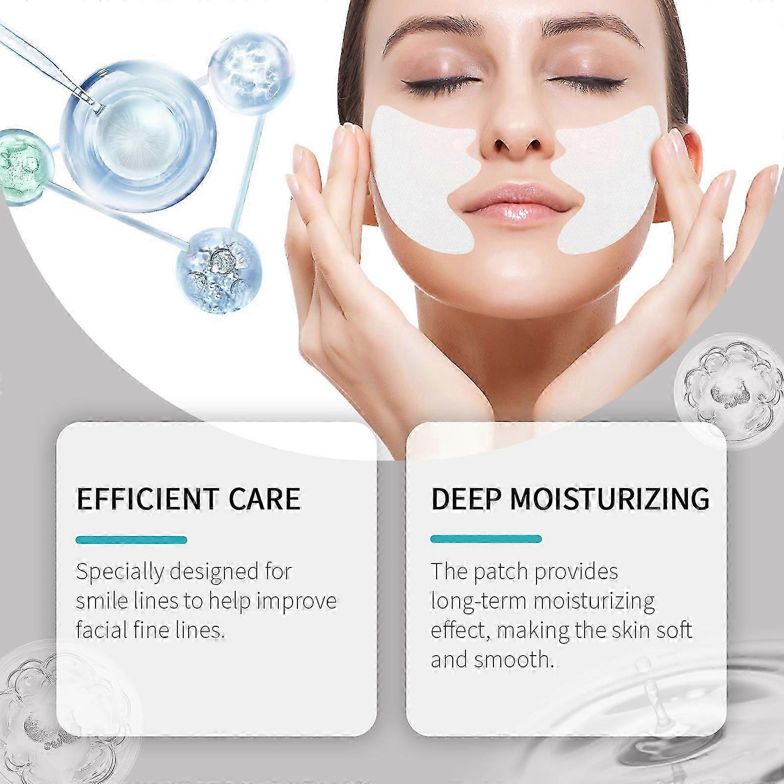 Smile Line Patches, 12pcs Nasolabial Folds & Laugh Line Patches, Mouth ...