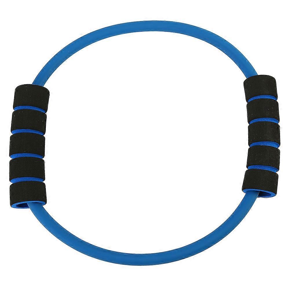 Rubber Yoga Fitness Exercise Resistance Ring With Dual Handles (blue ...