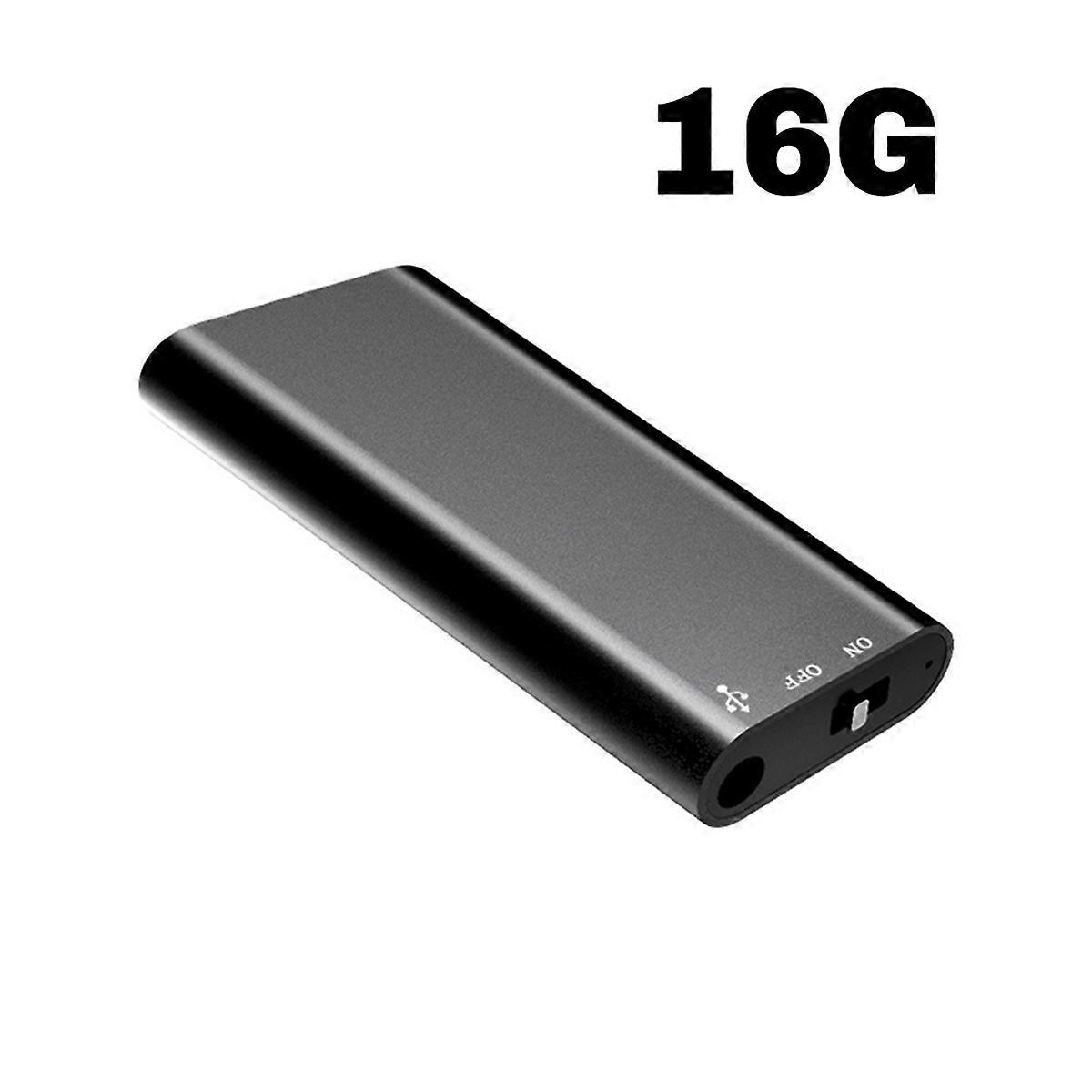 Ultra-Thin Voice Recorder Digtal Sound Activated Dictaphone:16G | Fruugo UK