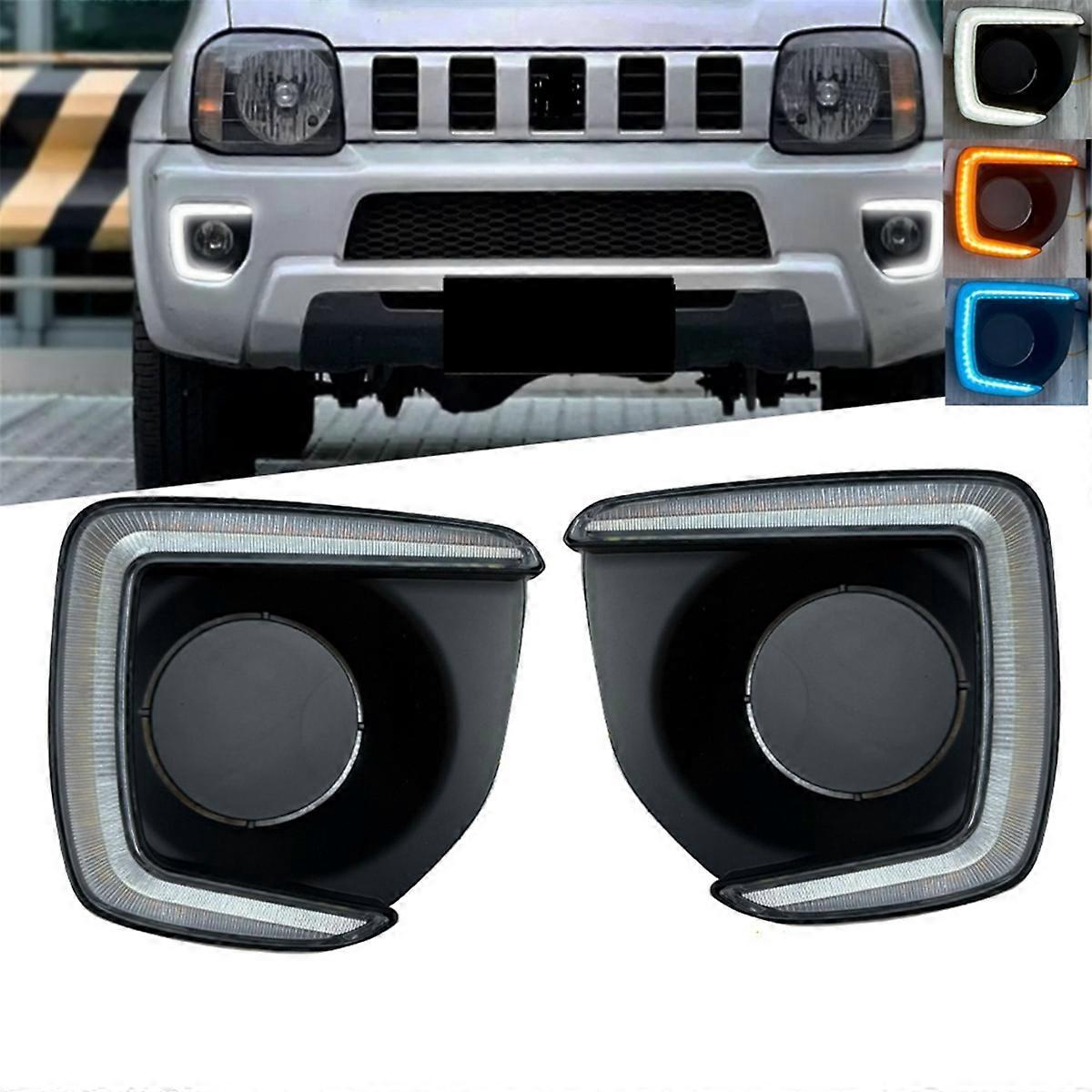 LED Daytime Running Lights for Suzuki Jimny 2012-2018 DRL Turn Signal ...