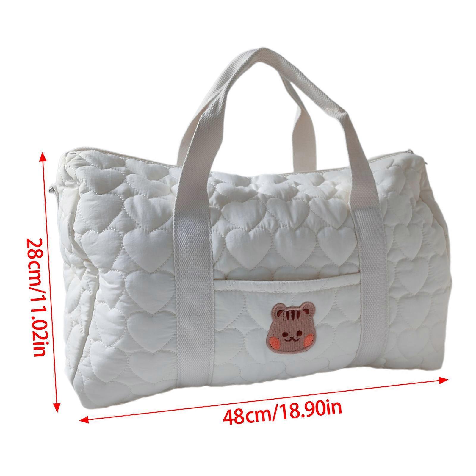 Mom Bag with Spacious Compartments Multifunctional Baby Diaper Handbag ...