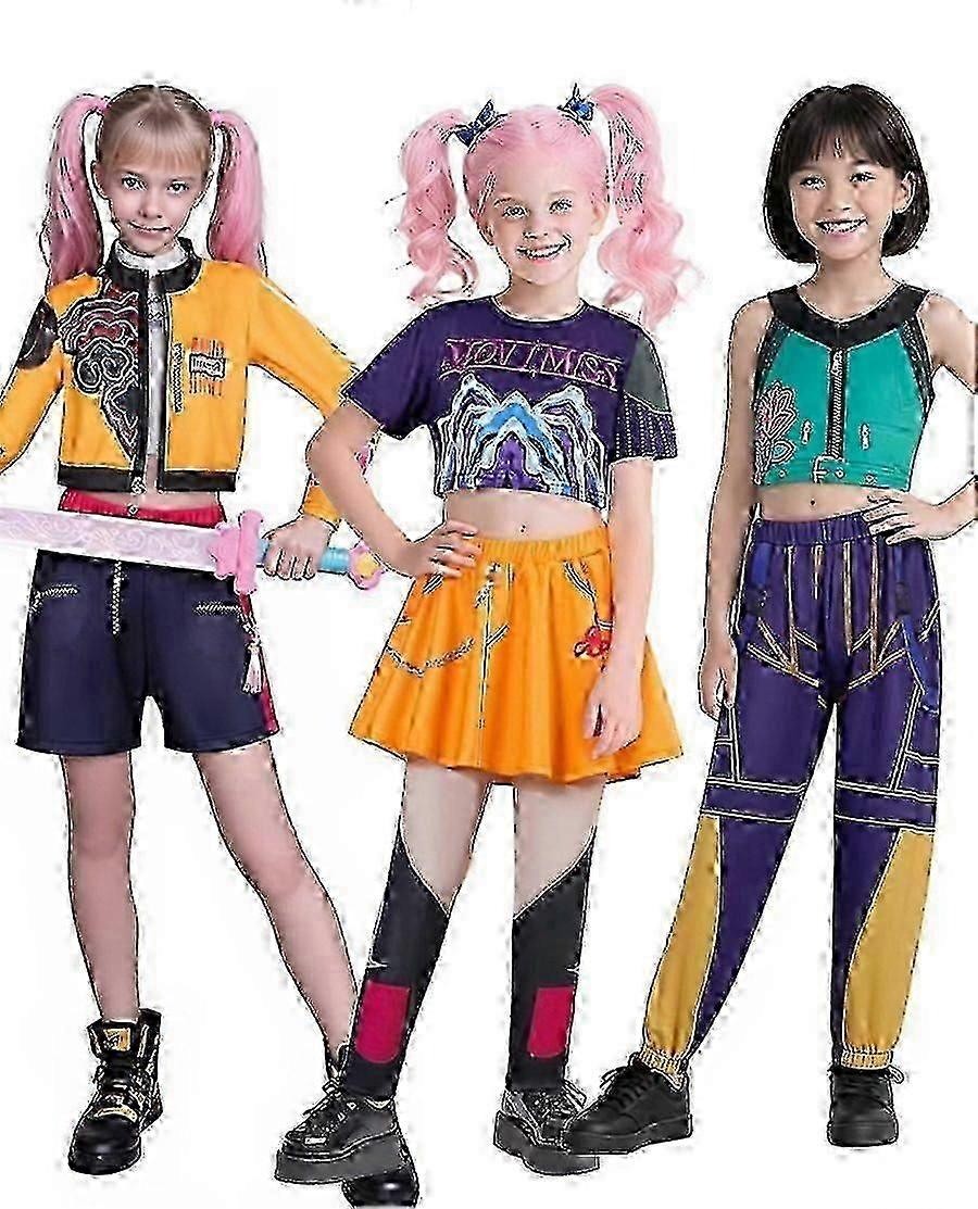 Kpop Demon Hunters Cosplay Costume Rumi Mira Zoey Halloween Carnival ...