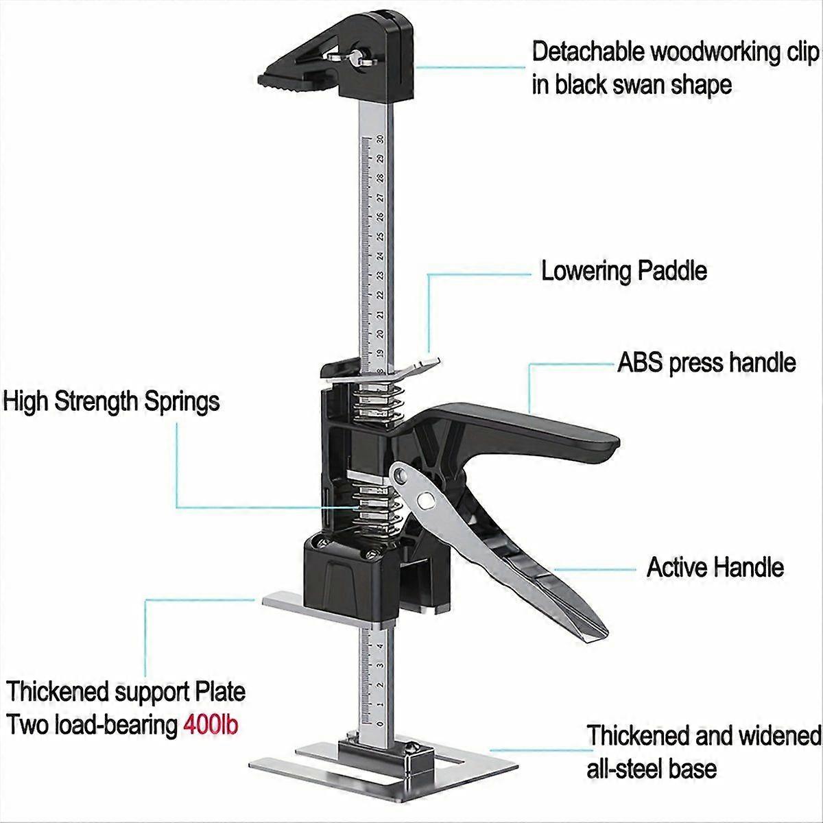 2 PCS Labor Save Arm Tool-15.5 Inch Portable Height Adjustable Lift ...
