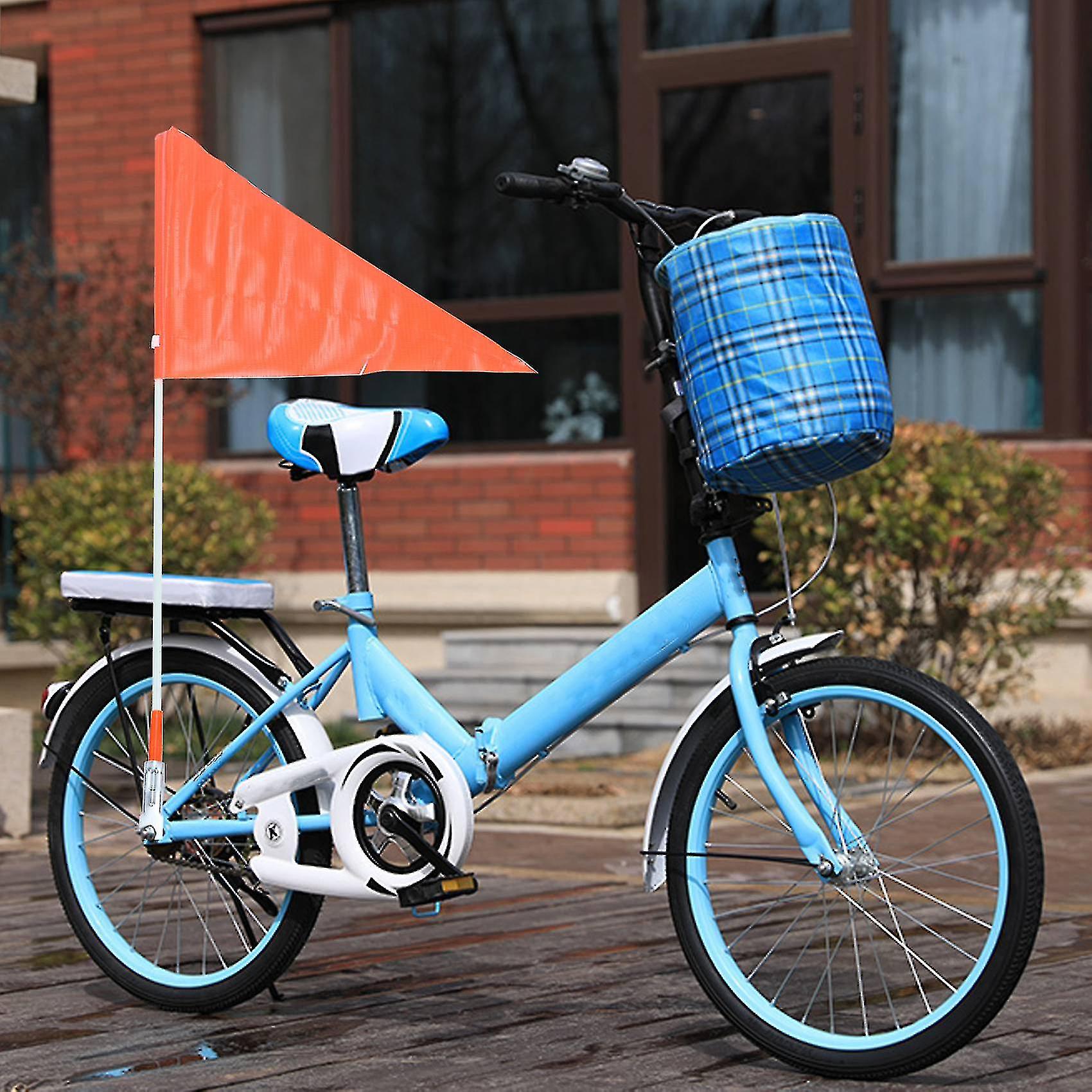 Safety Flag With Pole,6 Foot Adjustable High Visibility Bike Flag ...